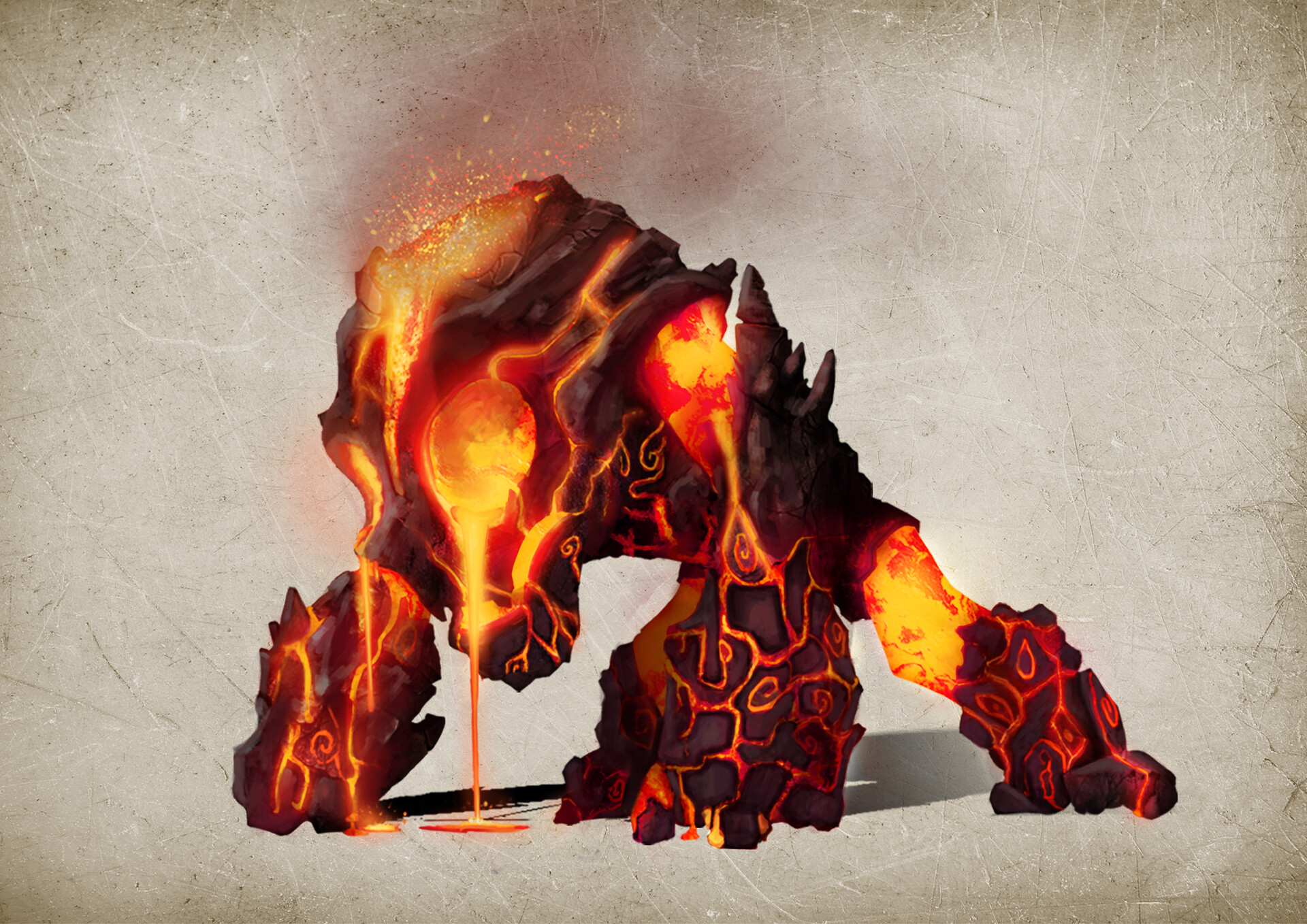 ArtStation - Volcanic Monster