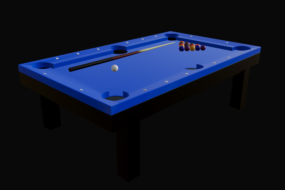 ArtStation - Pool Table