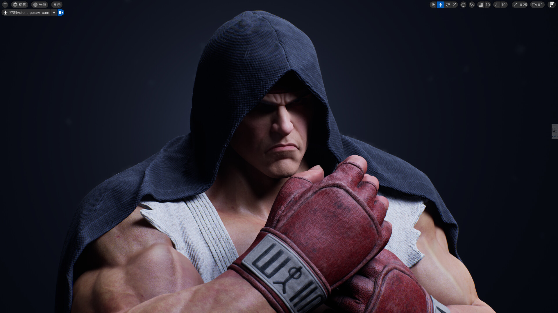 Chen Guang - 街霸《隆》虚幻5次世代游戏角色全流程教程_tutorial