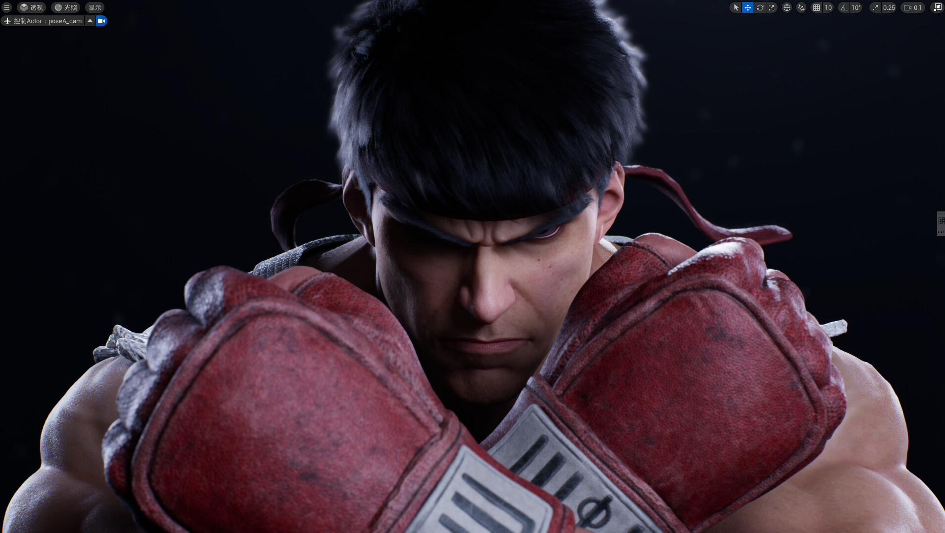 Chen Guang - 街霸《隆》虚幻5次世代游戏角色全流程教程_tutorial