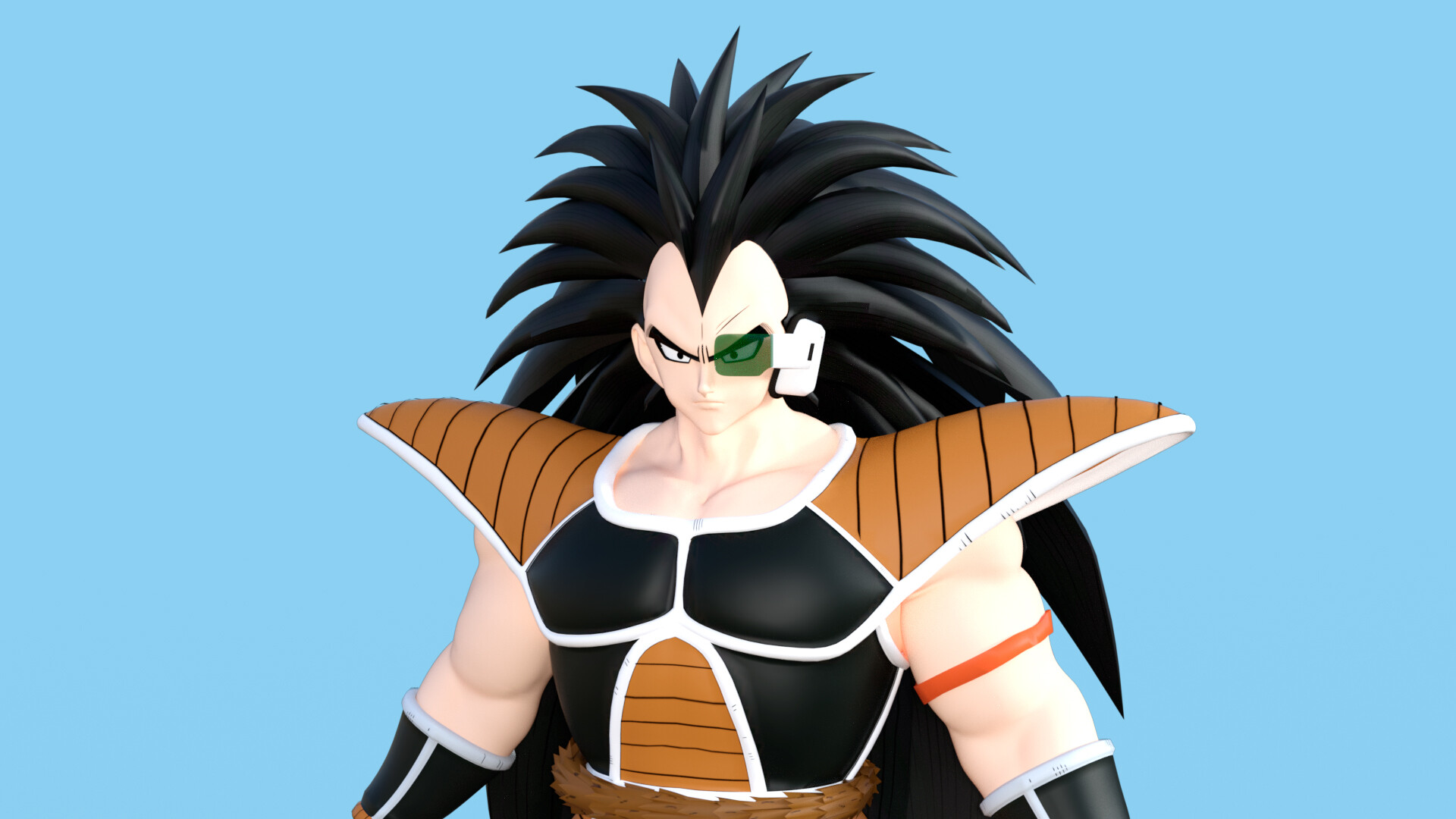kid raditz render