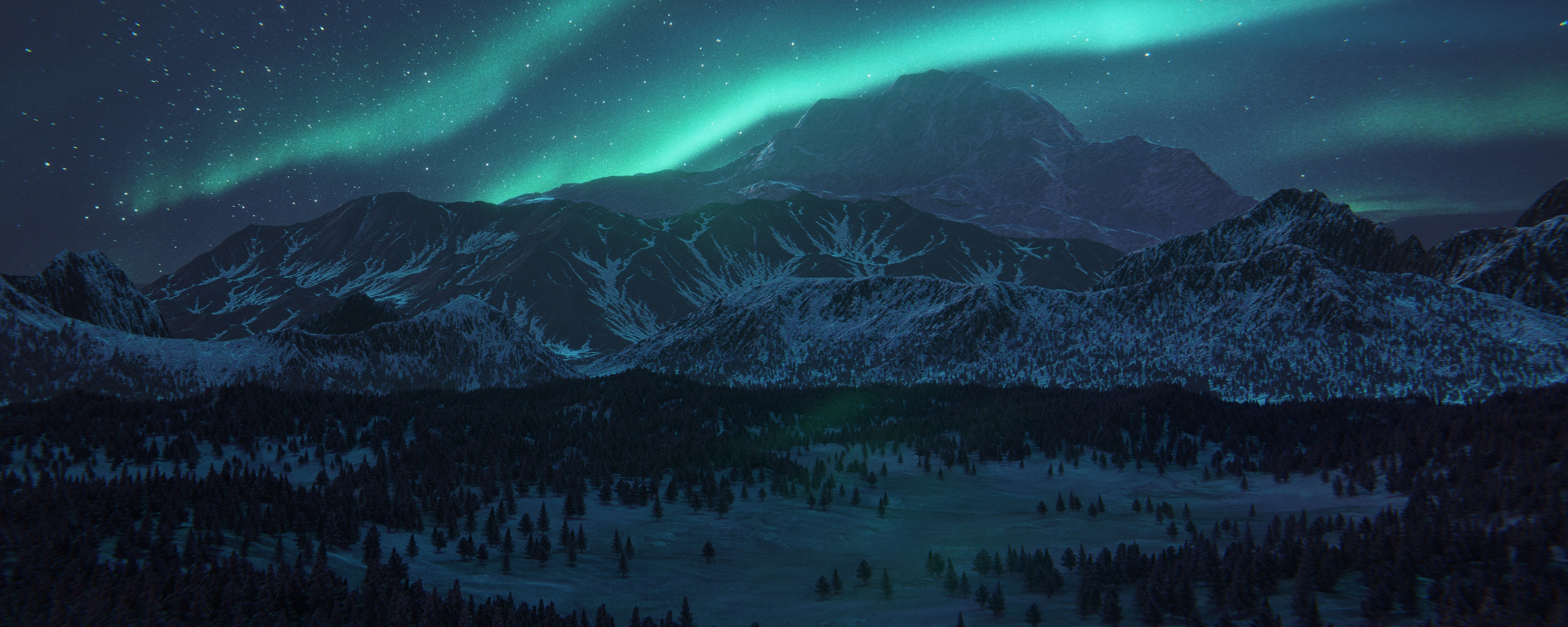 XI lanhua - aurora forest