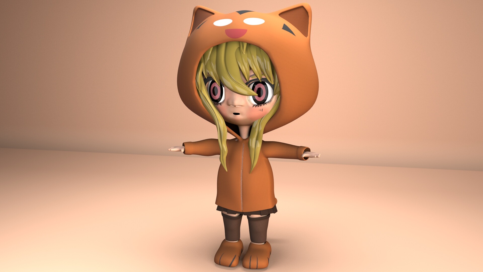 ArtStation - Chibi (girl)