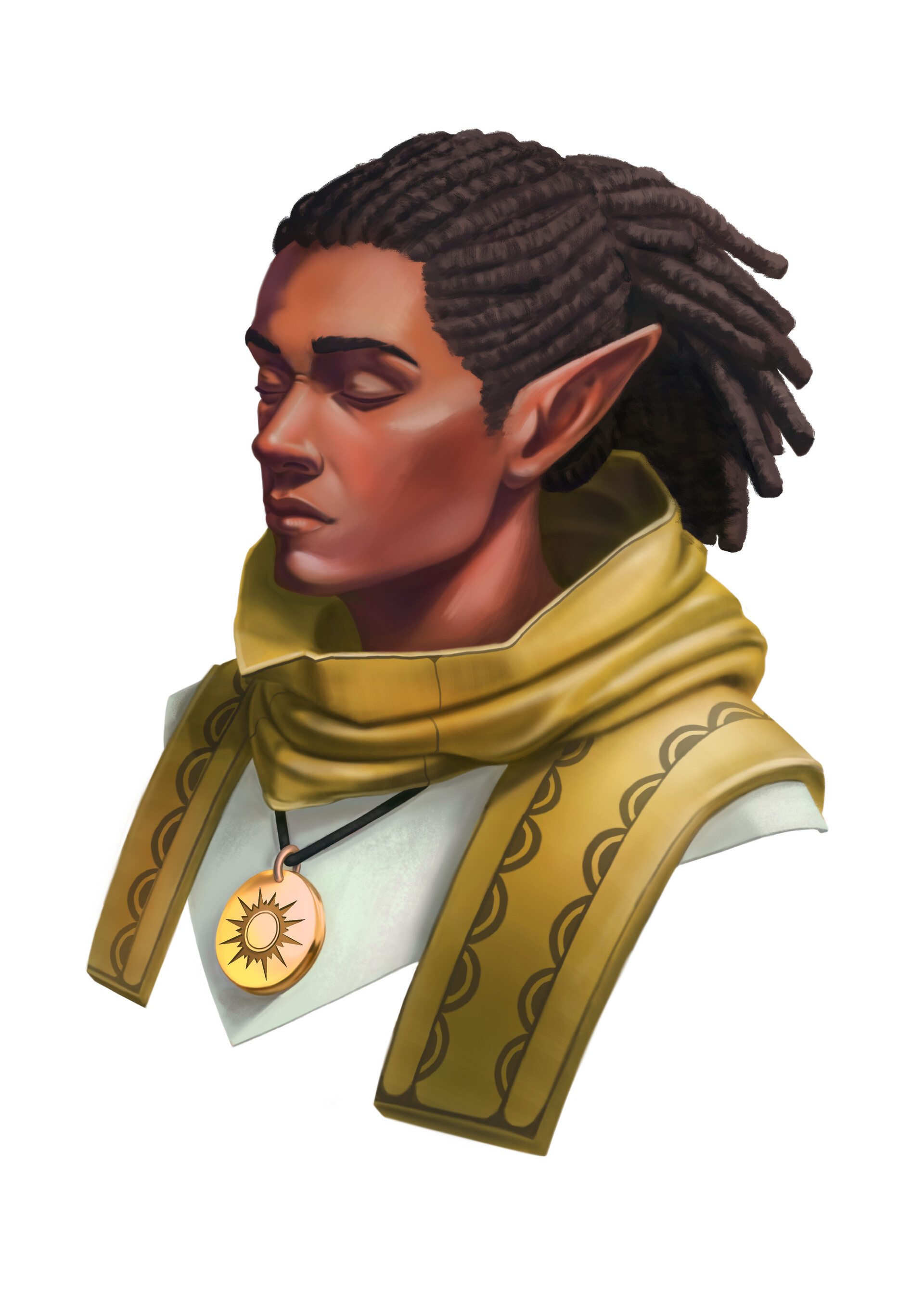 ArtStation - Elf portrait