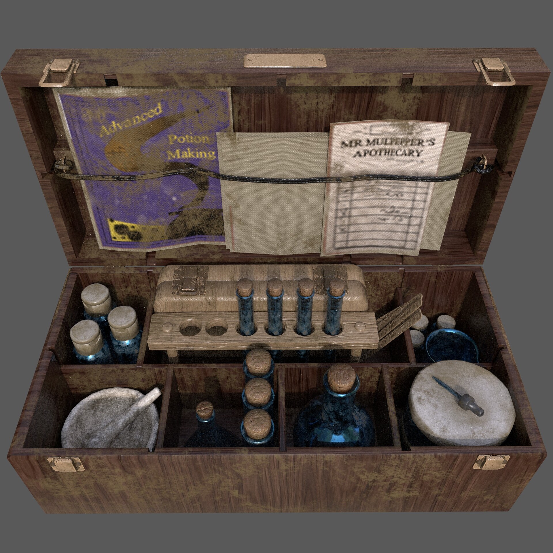 ArtStation - The Traveling Potion Kit