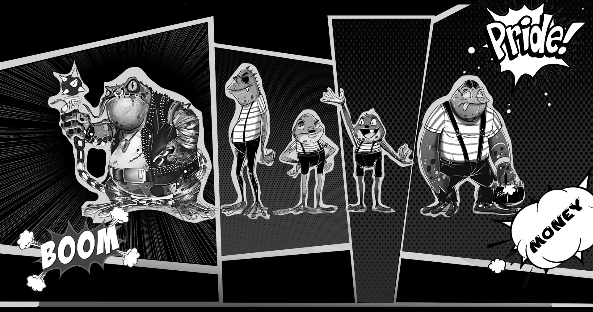 ArtStation - Frog gang