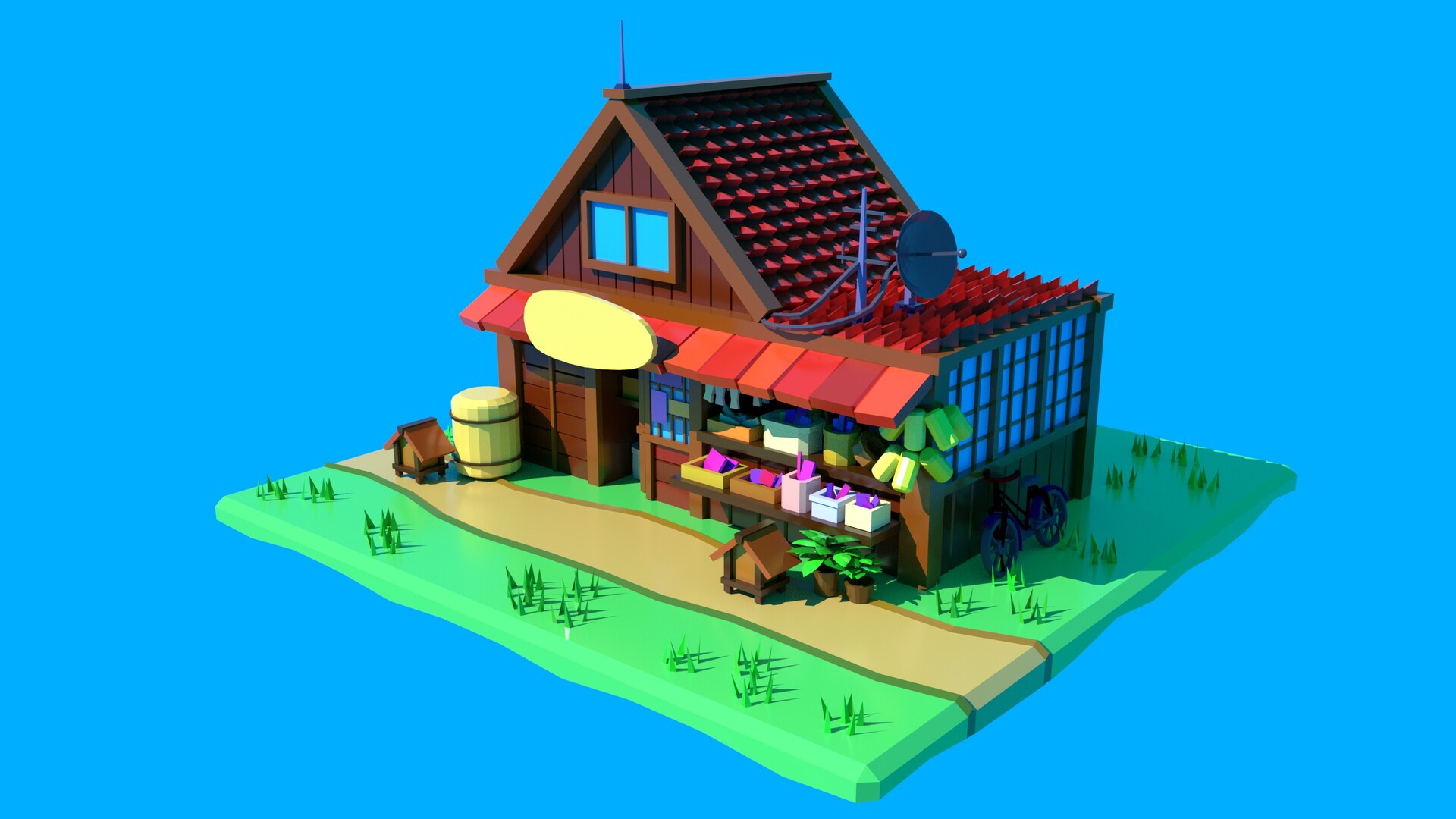 ArtStation - 3D hut