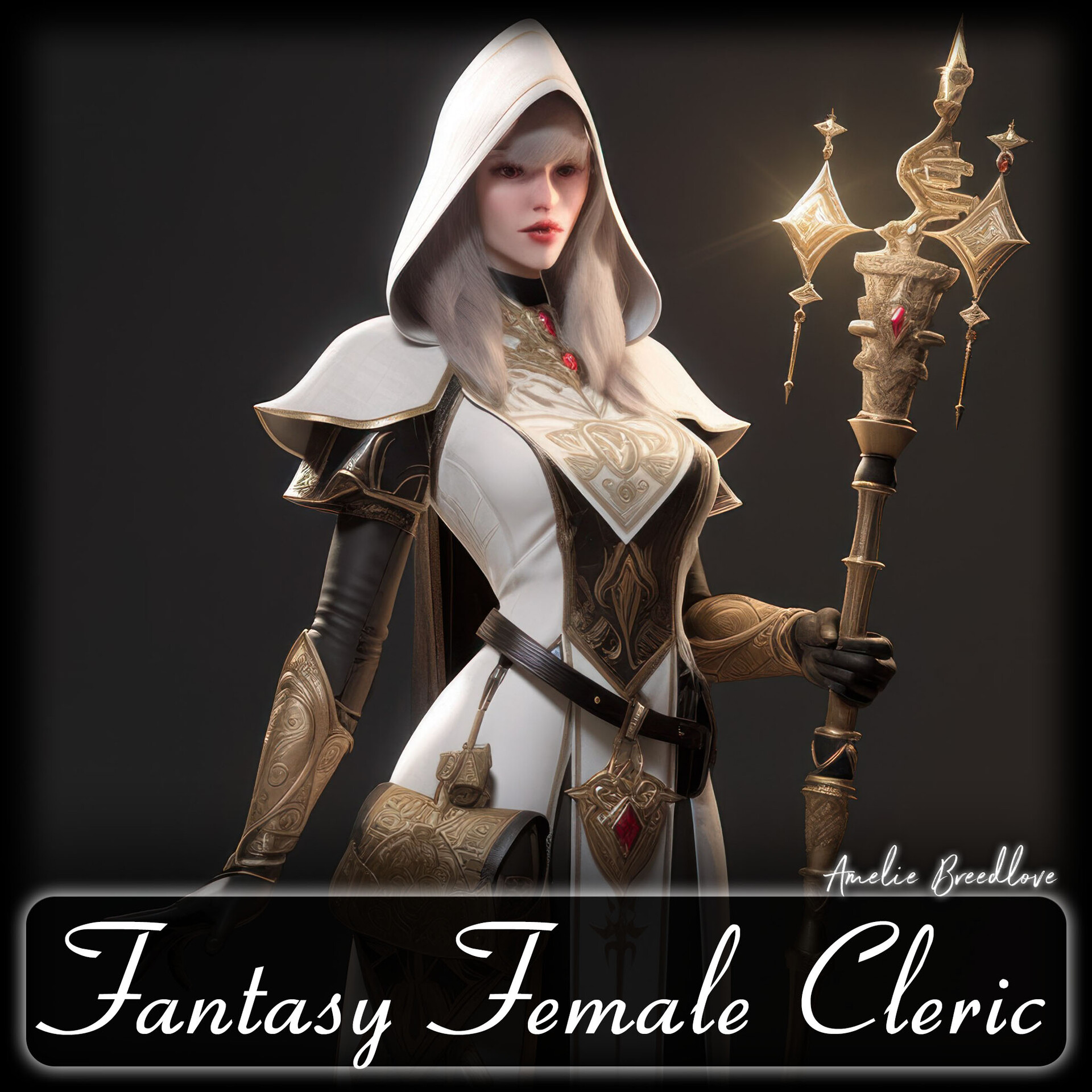 ArtStation - 210 Fantasy Female Cleric Reference Pack | 4K | v.10