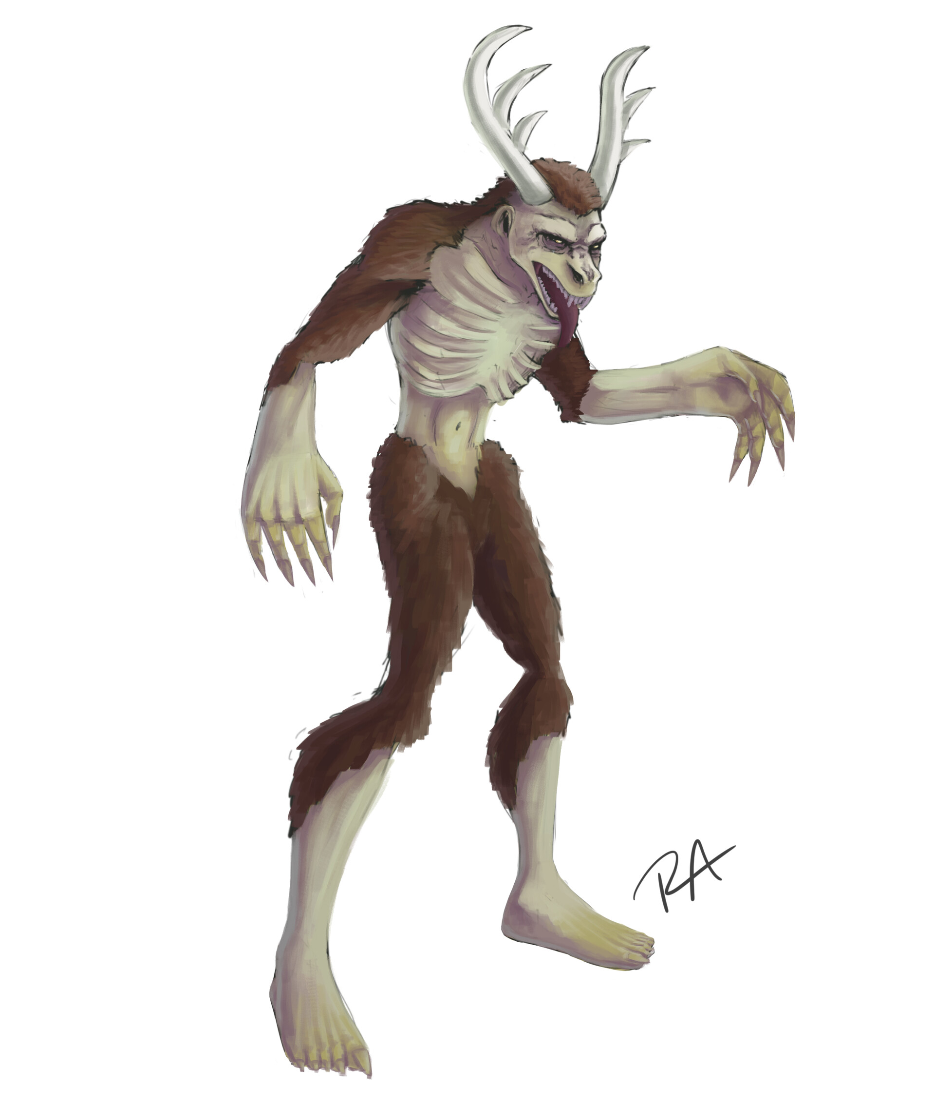 ArtStation - Wendigo design