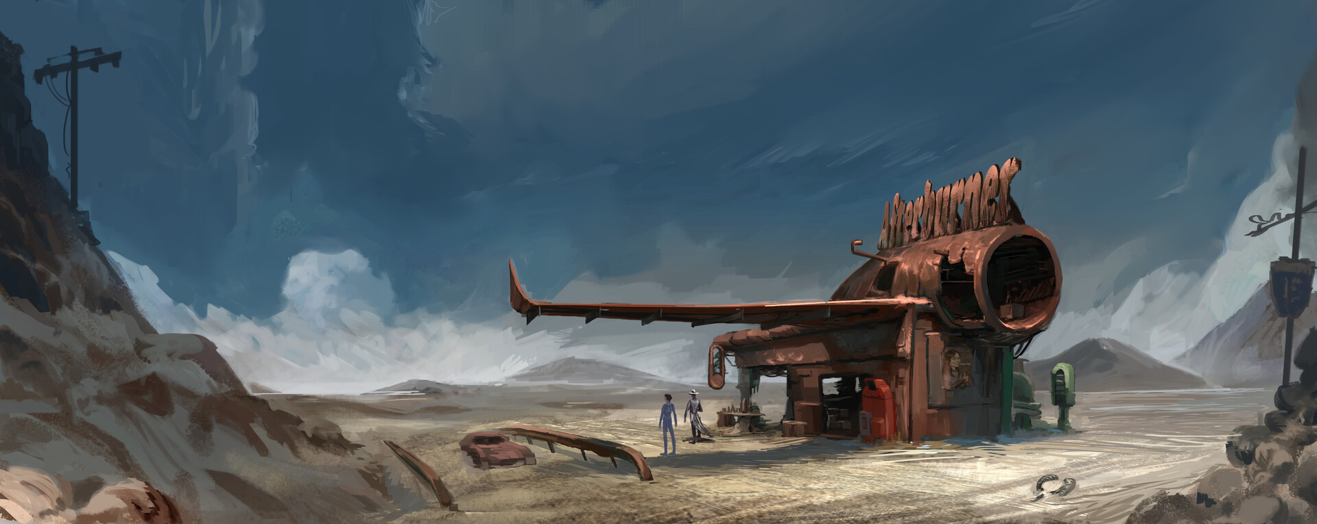 Cameron Slade - Fallout Concept art fan project