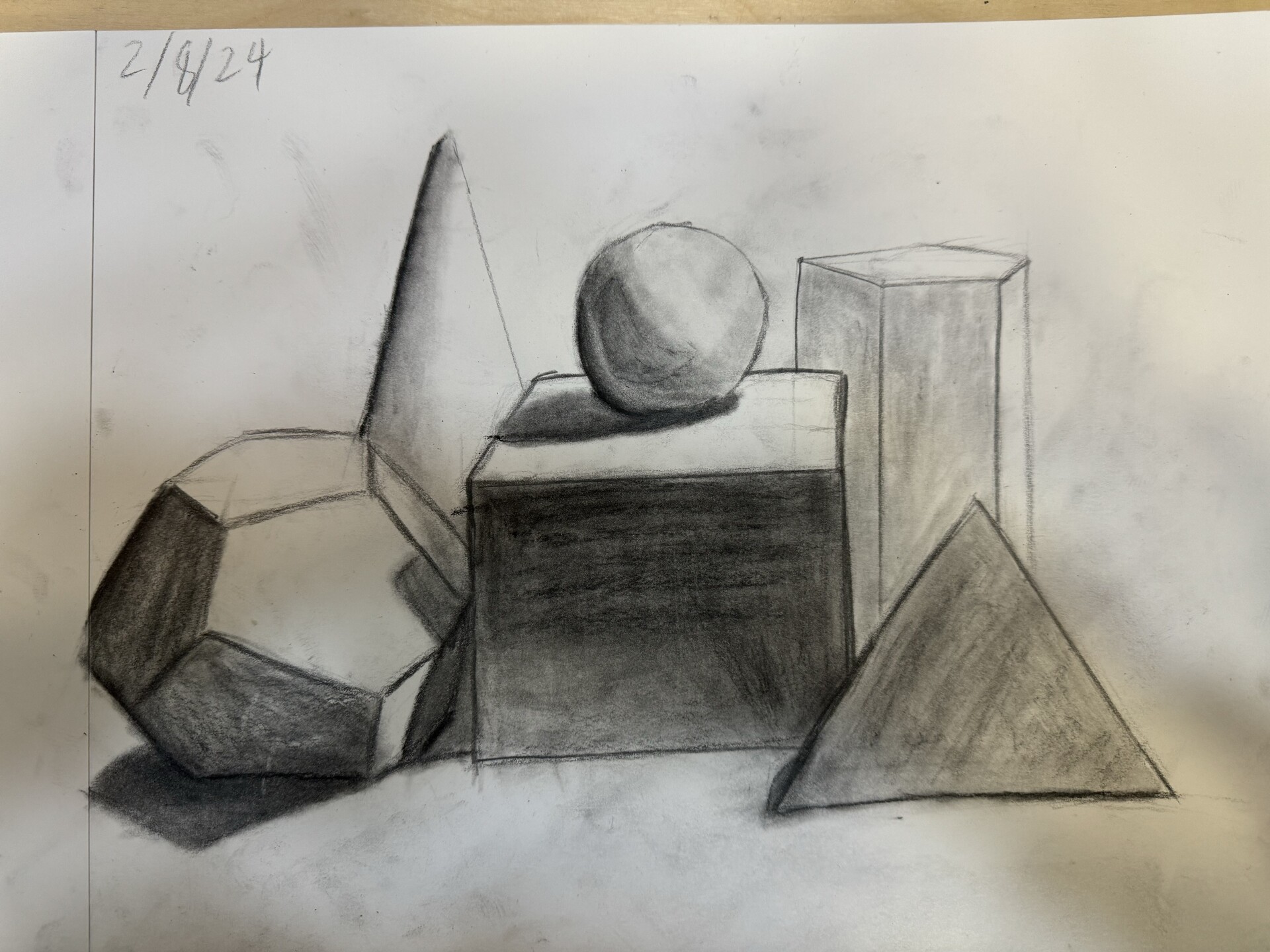 ArtStation - Various 3D Shapes Still life