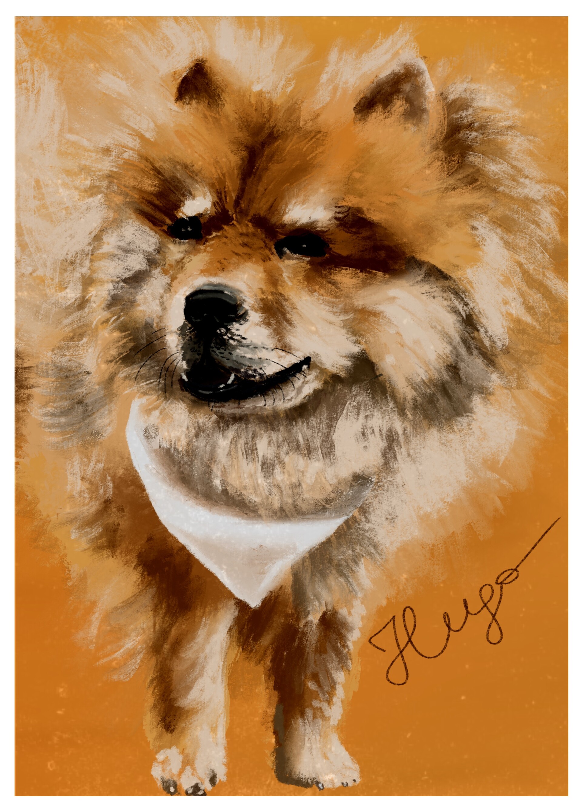 ArtStation - Hugo - pies o lwim sercu