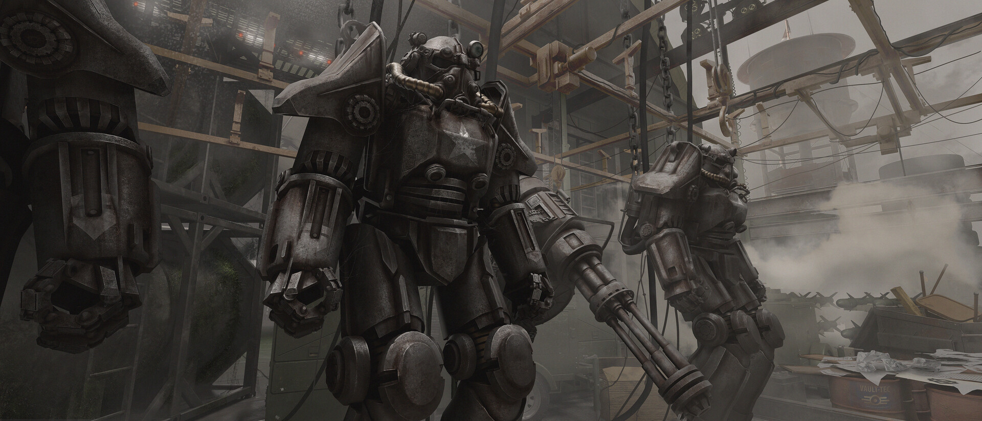 ArtStation - T-45 power armor | Fallout Fanart