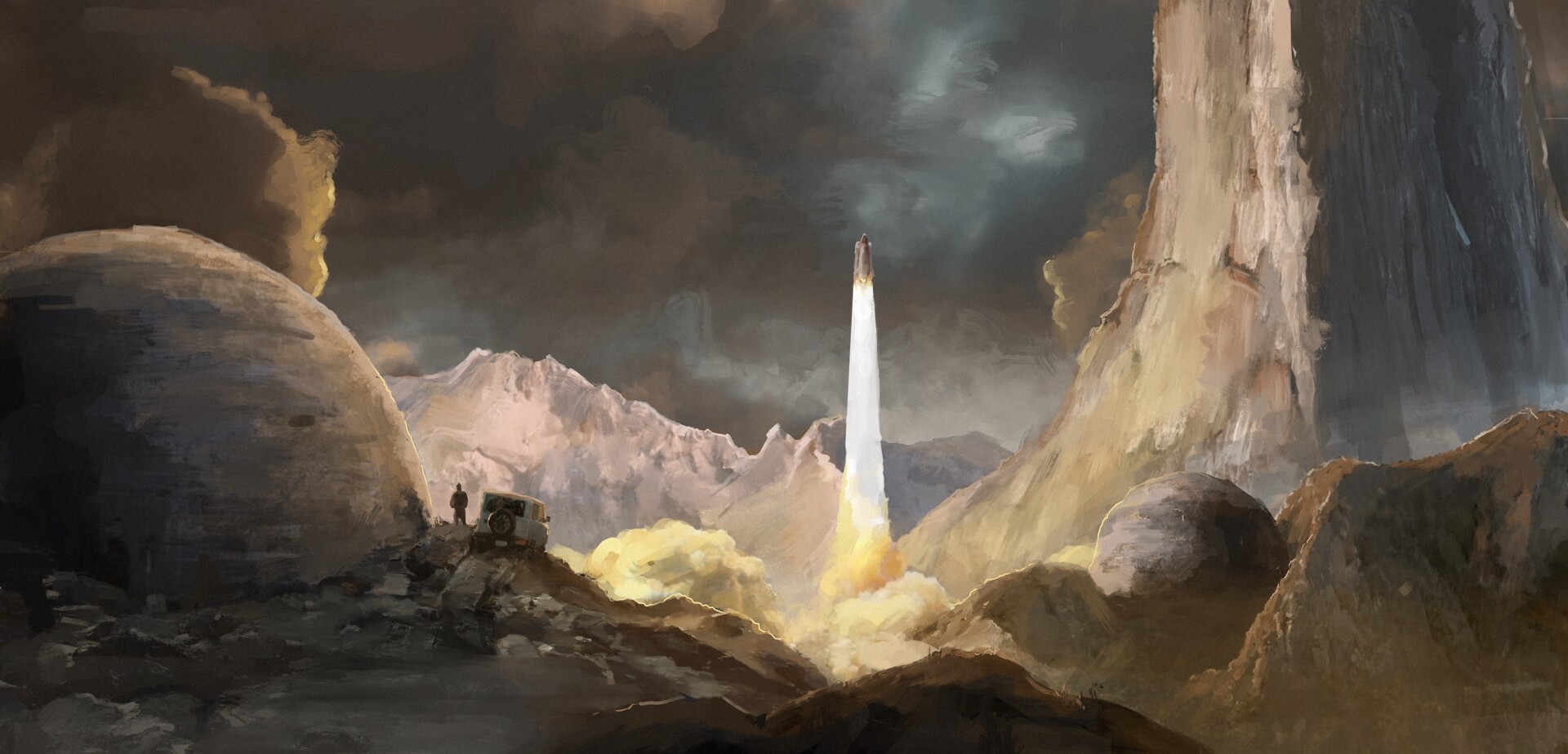 ArtStation - Post-apocalyptic scenario