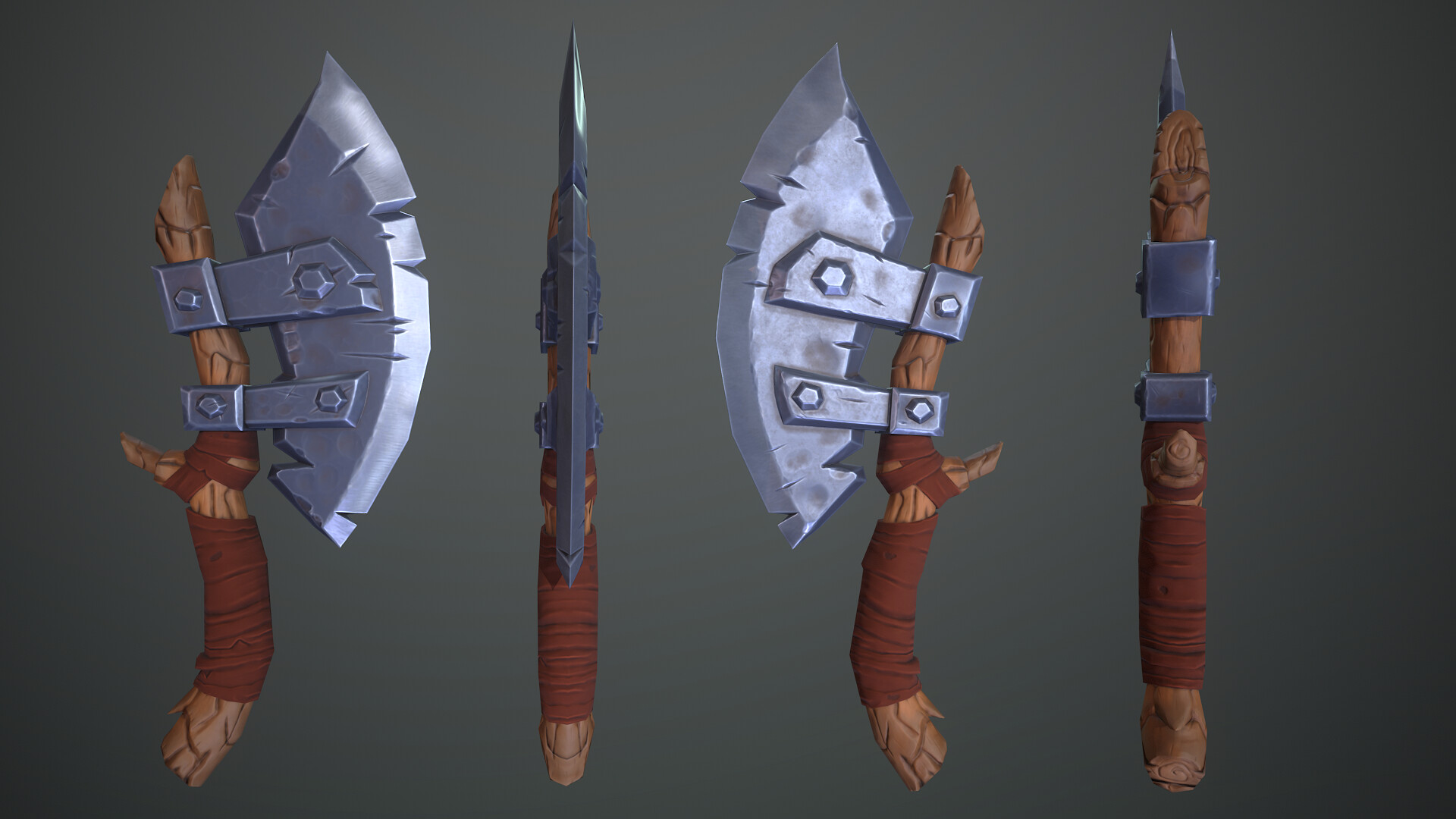 Erick Orzari - Orcish Axe - Concept by David Fernandez