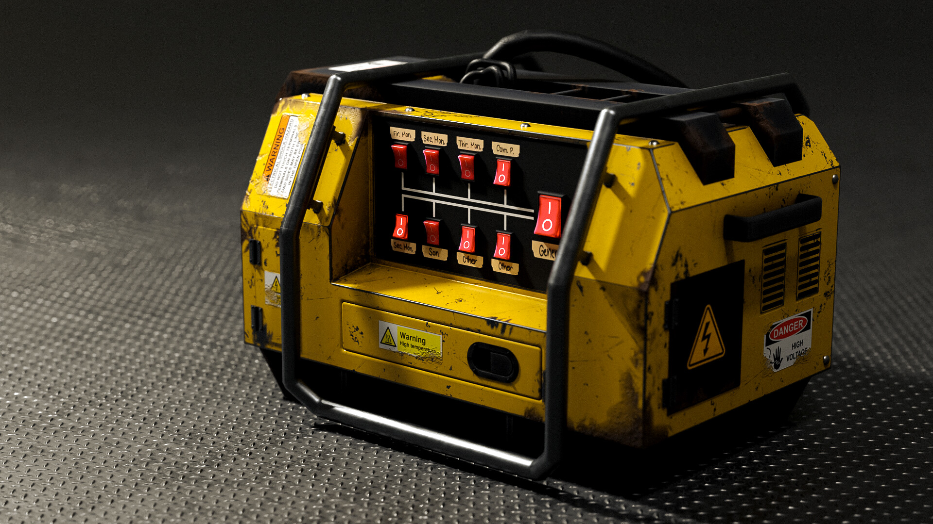 ArtStation - Power generator game asset