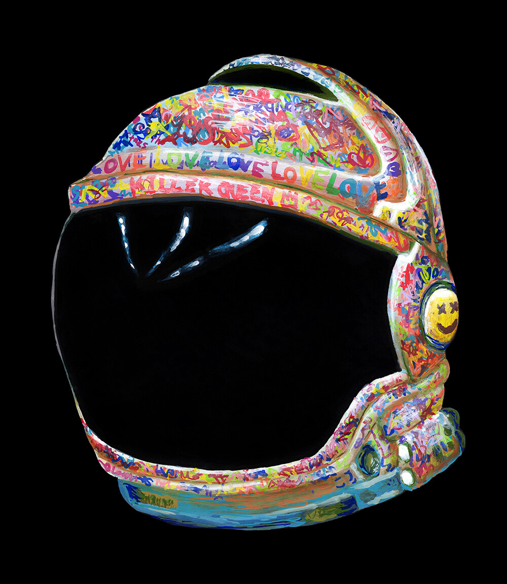 ArtStation - Graffiti helmet