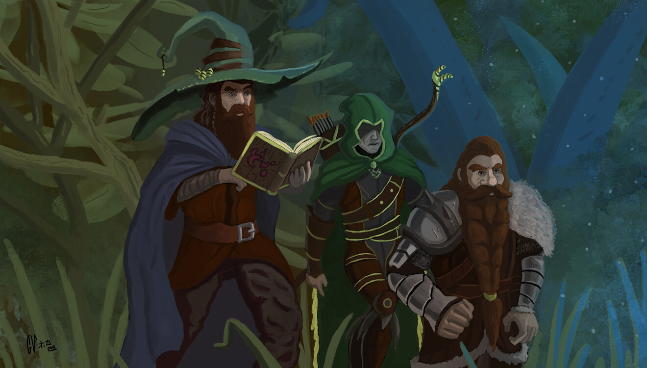 ArtStation - DnD party