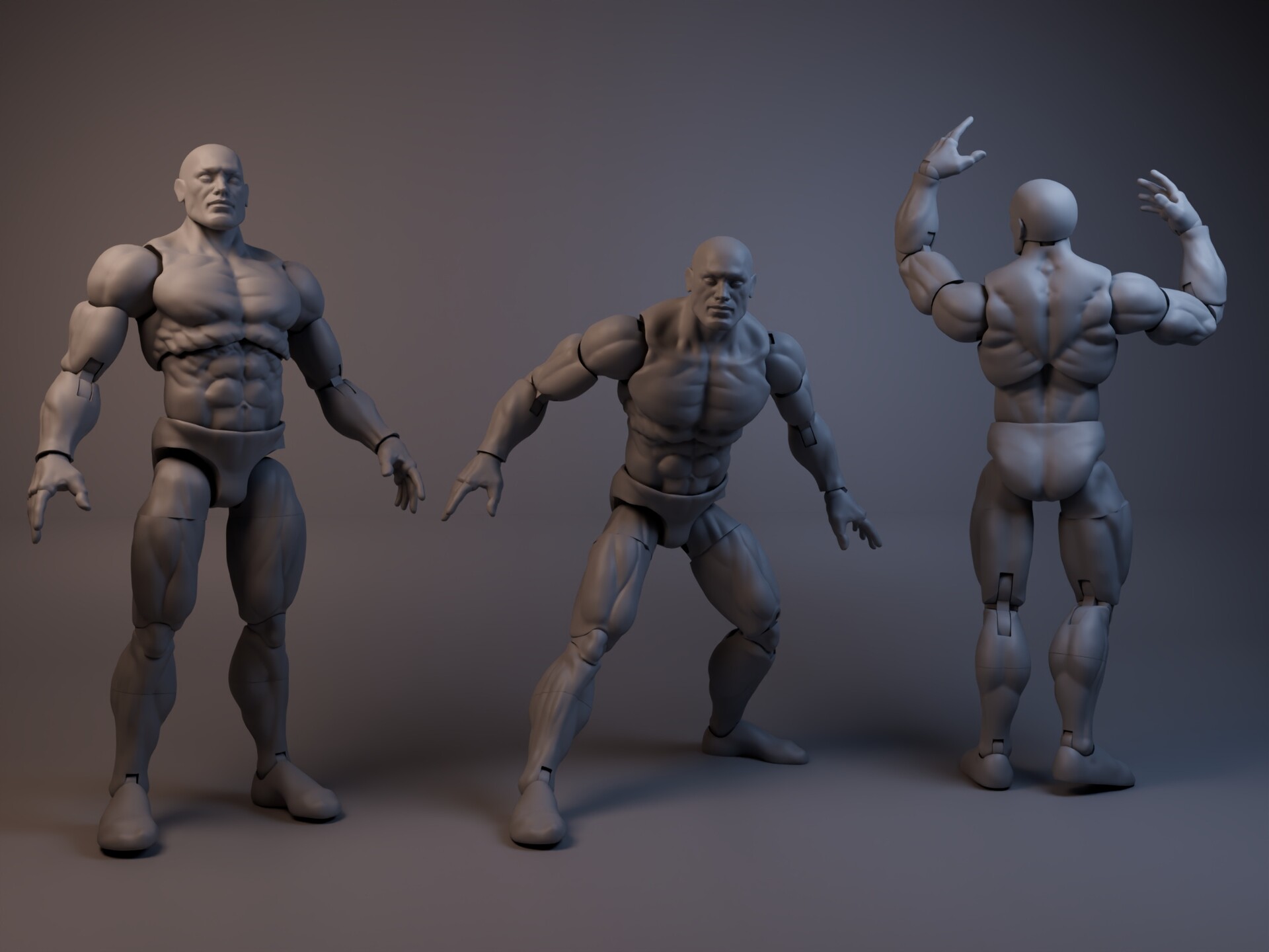 ArtStation - Action Figure Base Buck