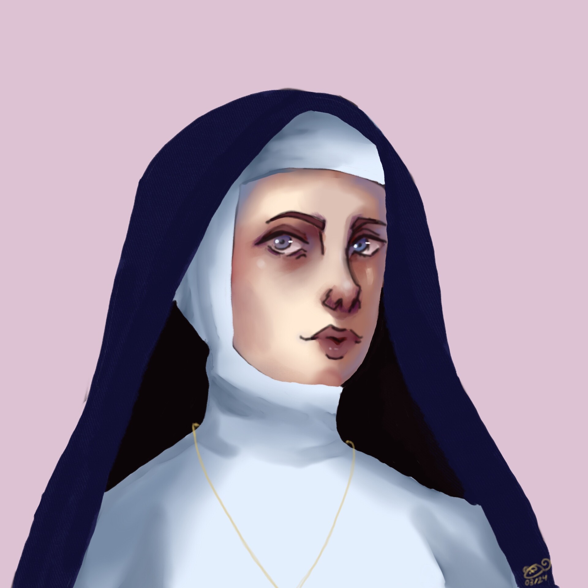 ArtStation - Nun