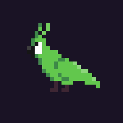 ArtStation - green parrot