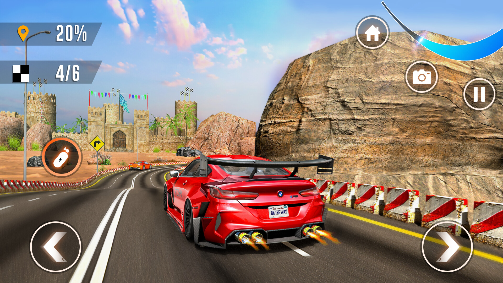 Hasnain Rafiq - Racing Game Icon & Screenshots Renders