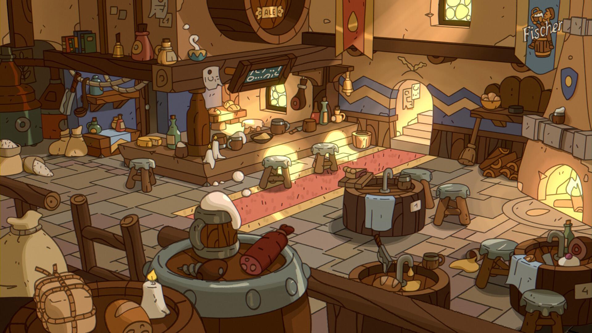 ArtStation - Environment Design - The Fischer Brewery