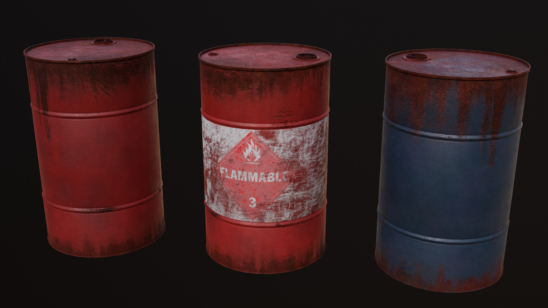 ArtStation - Oil barrel