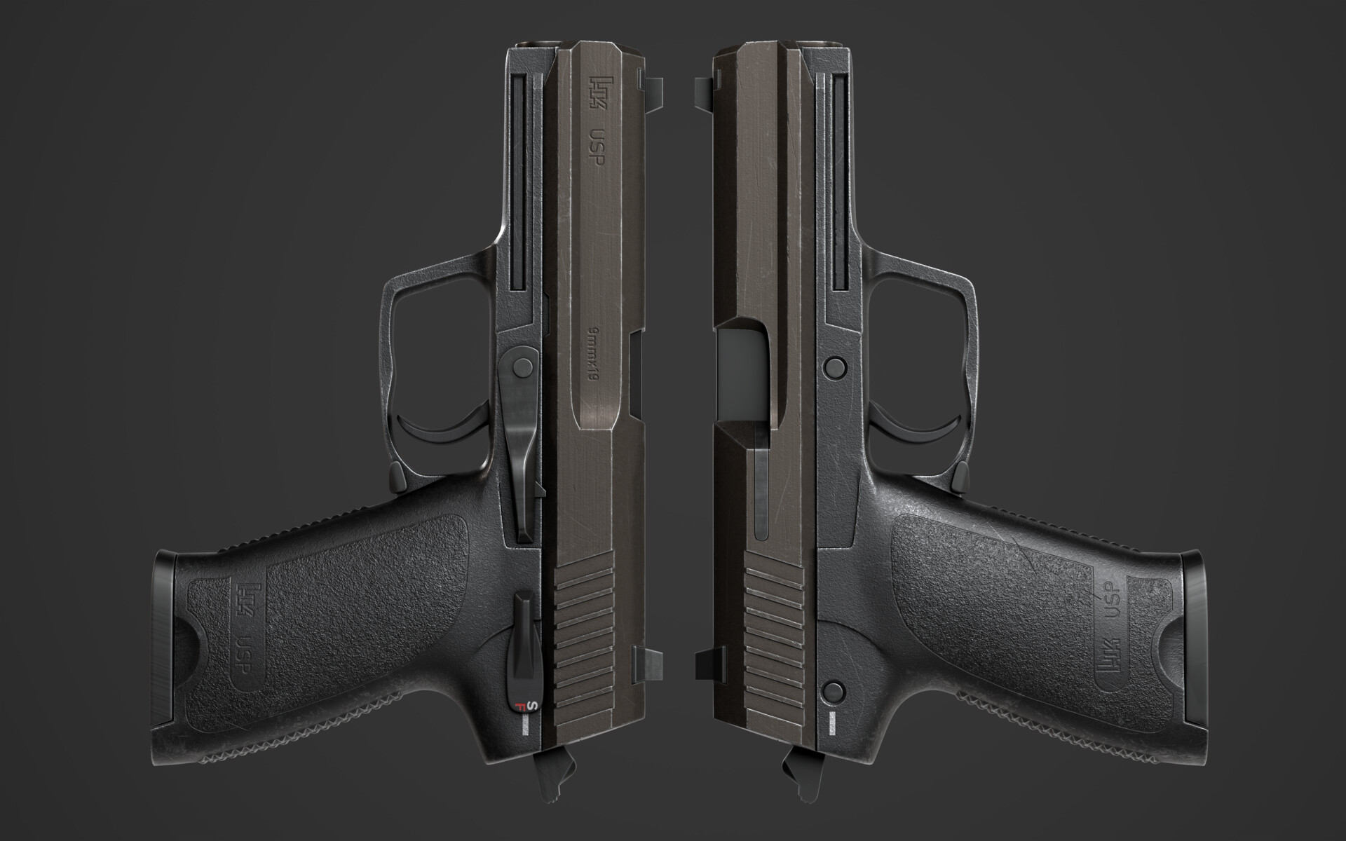 ArtStation - HK USP 9x19mm