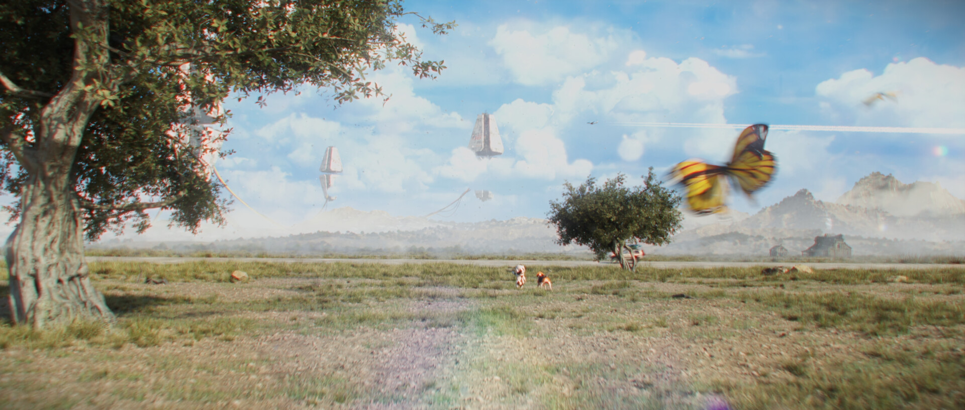 Dylan Lu - The White Towers | Procedural Landscape Concept Art