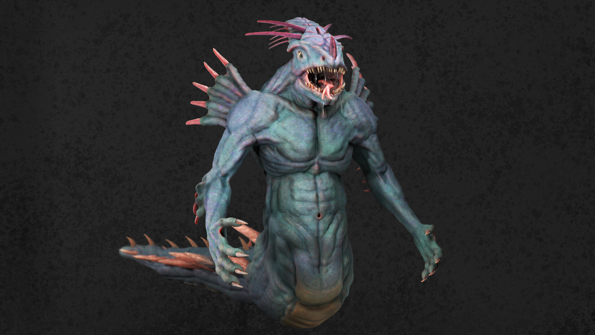 ArtStation - Naga warrior concept