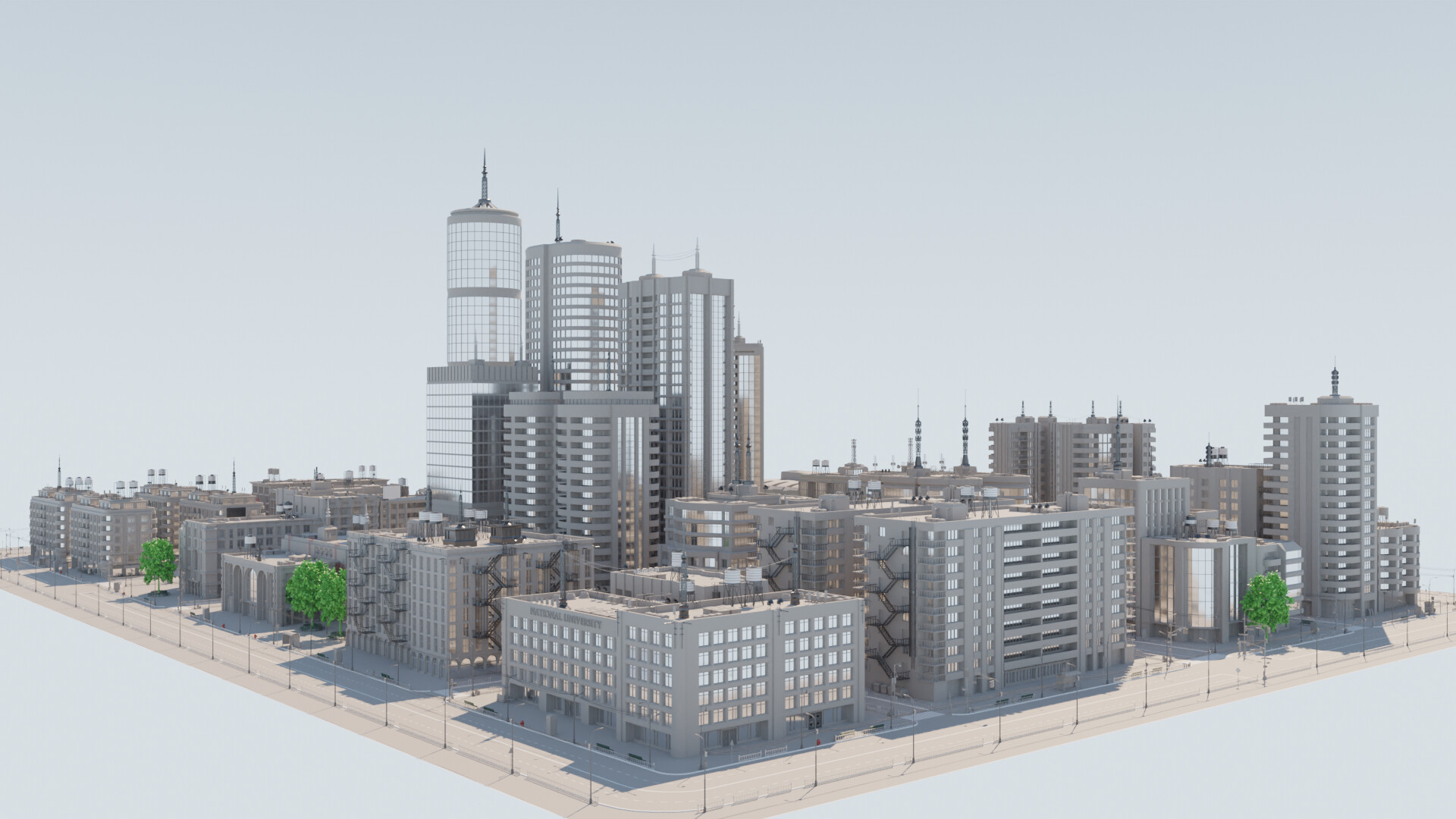 ArtStation - City 3D