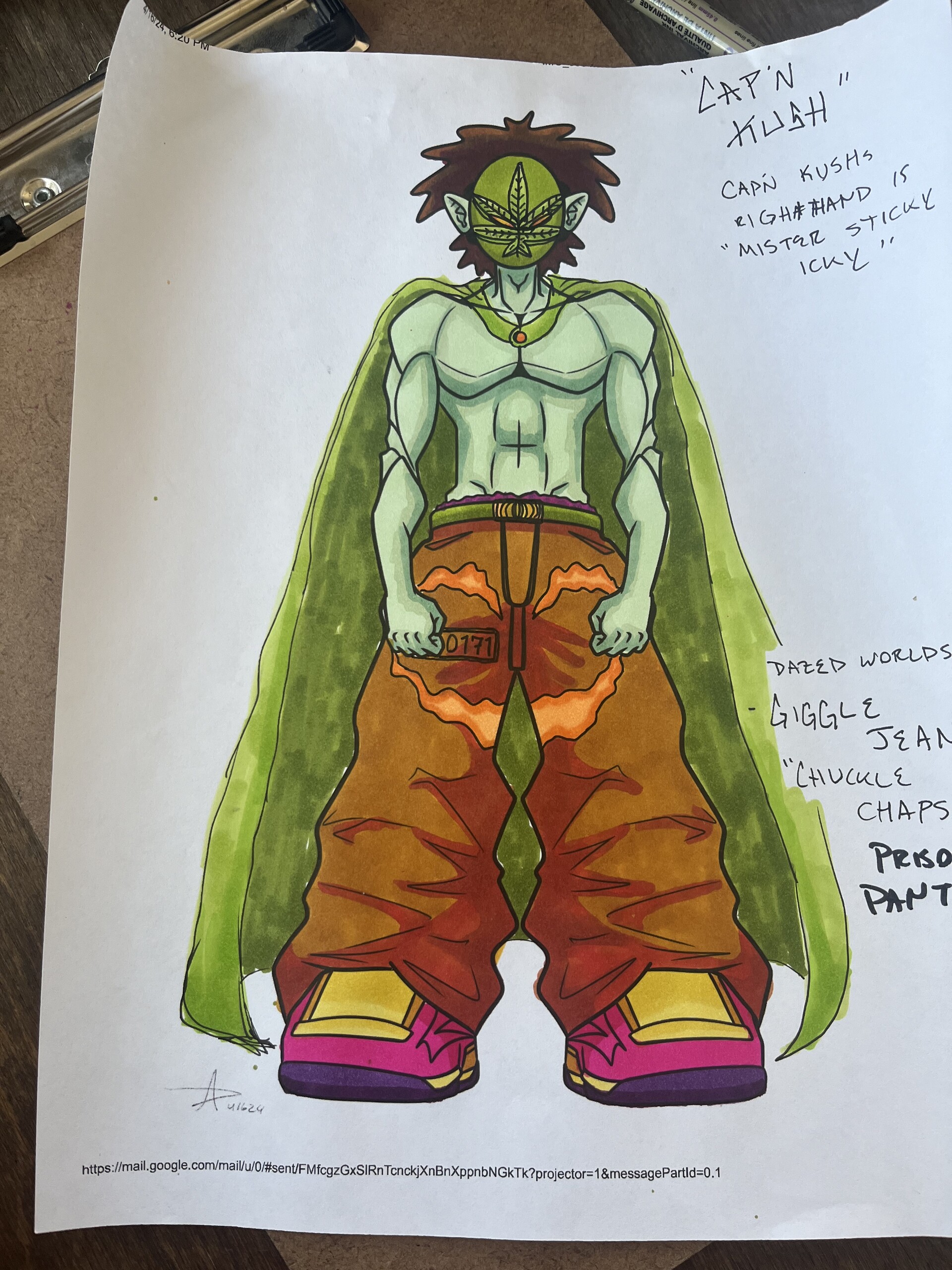 ArtStation - “CAP’N KUSH” - character design for the 4/20 holiday. - 4 ...