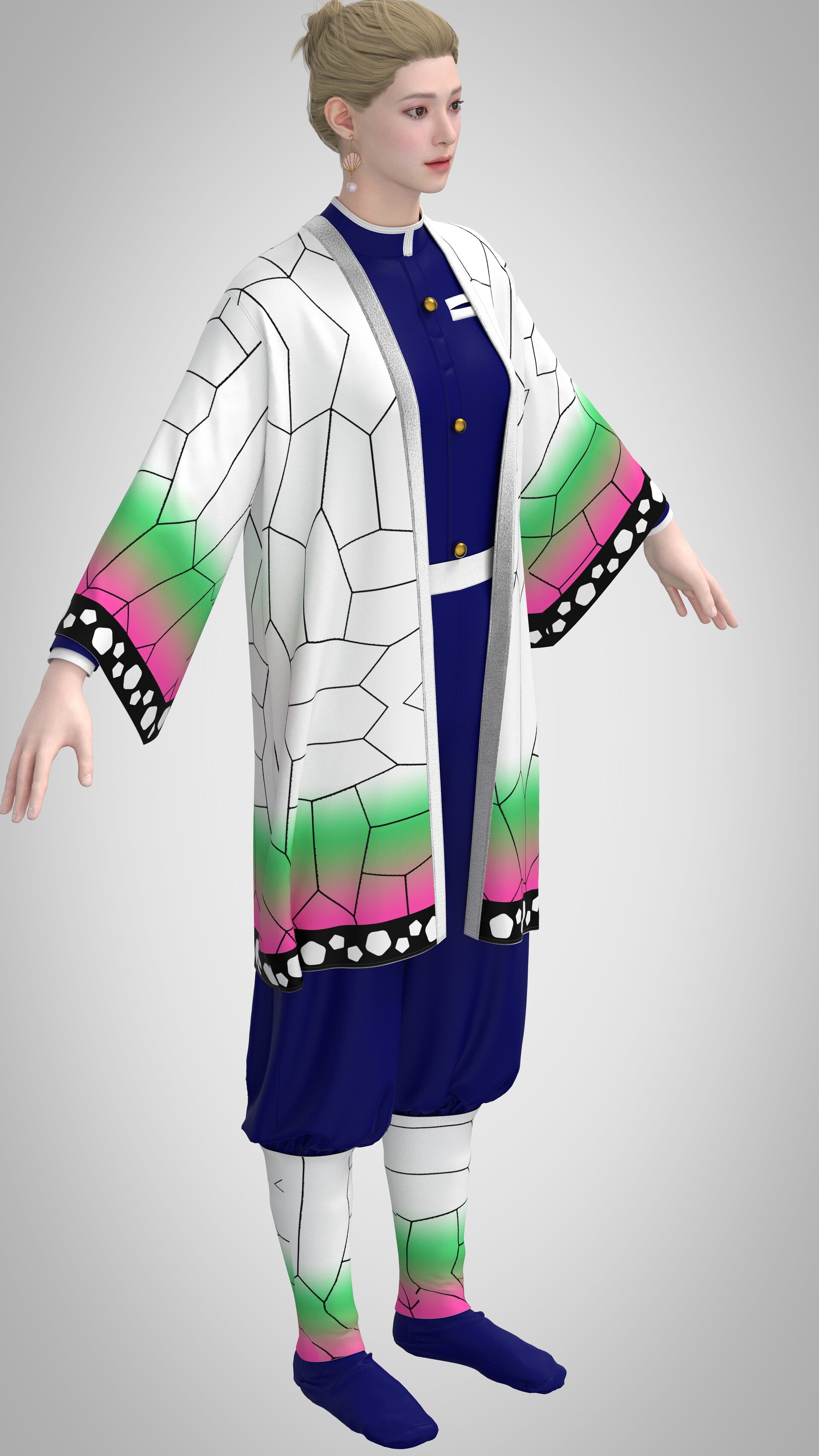 ArtStation - Demen slayer Shinobu-kimetus no yaiba