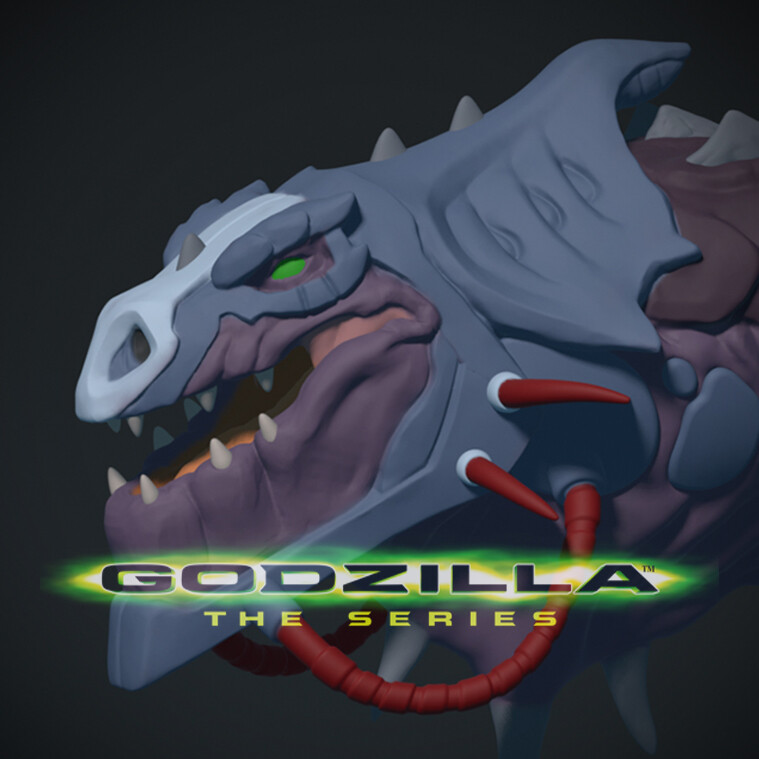 ArtStation - Cyber Godzilla