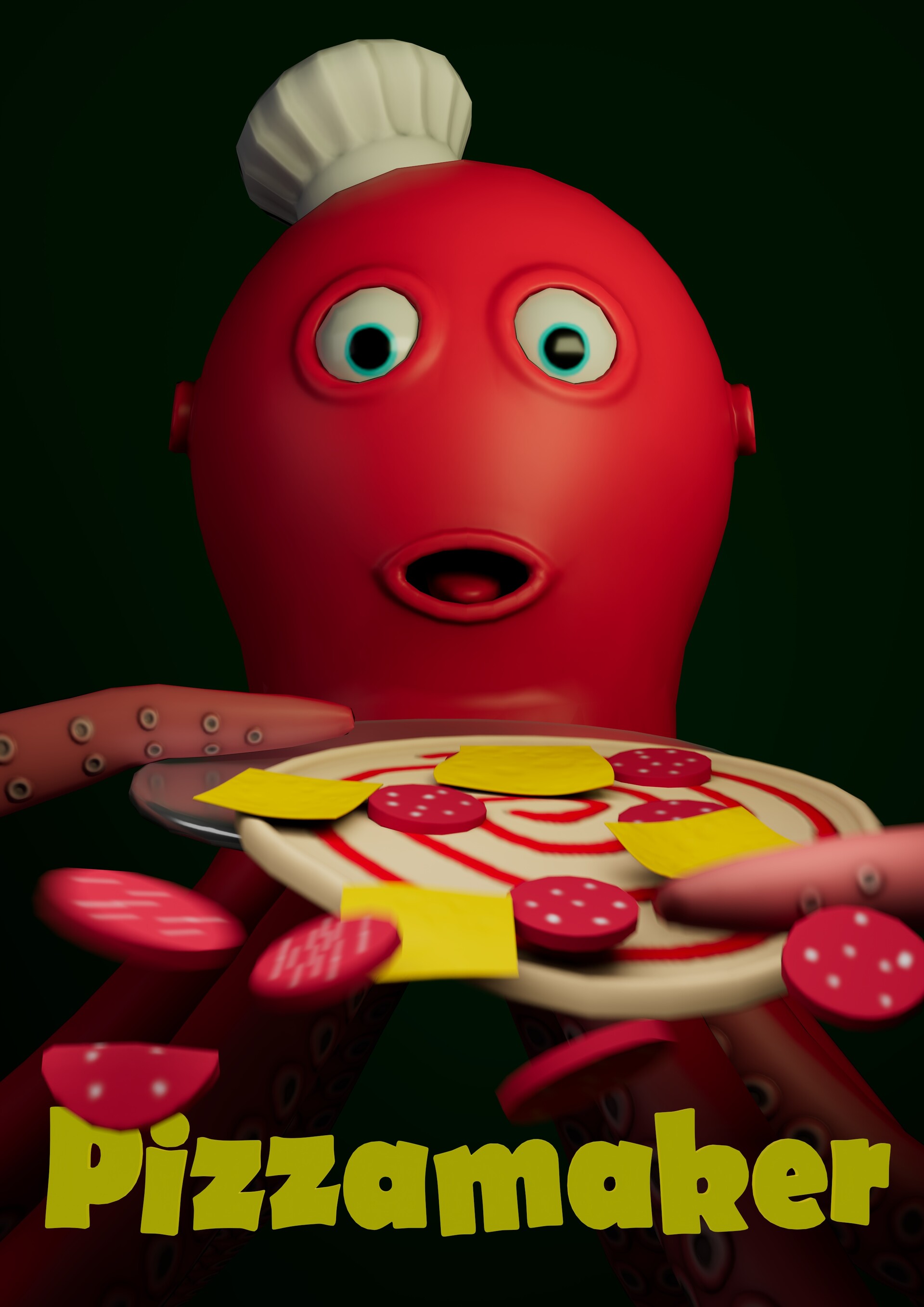 ArtStation - Octopus pizza maker