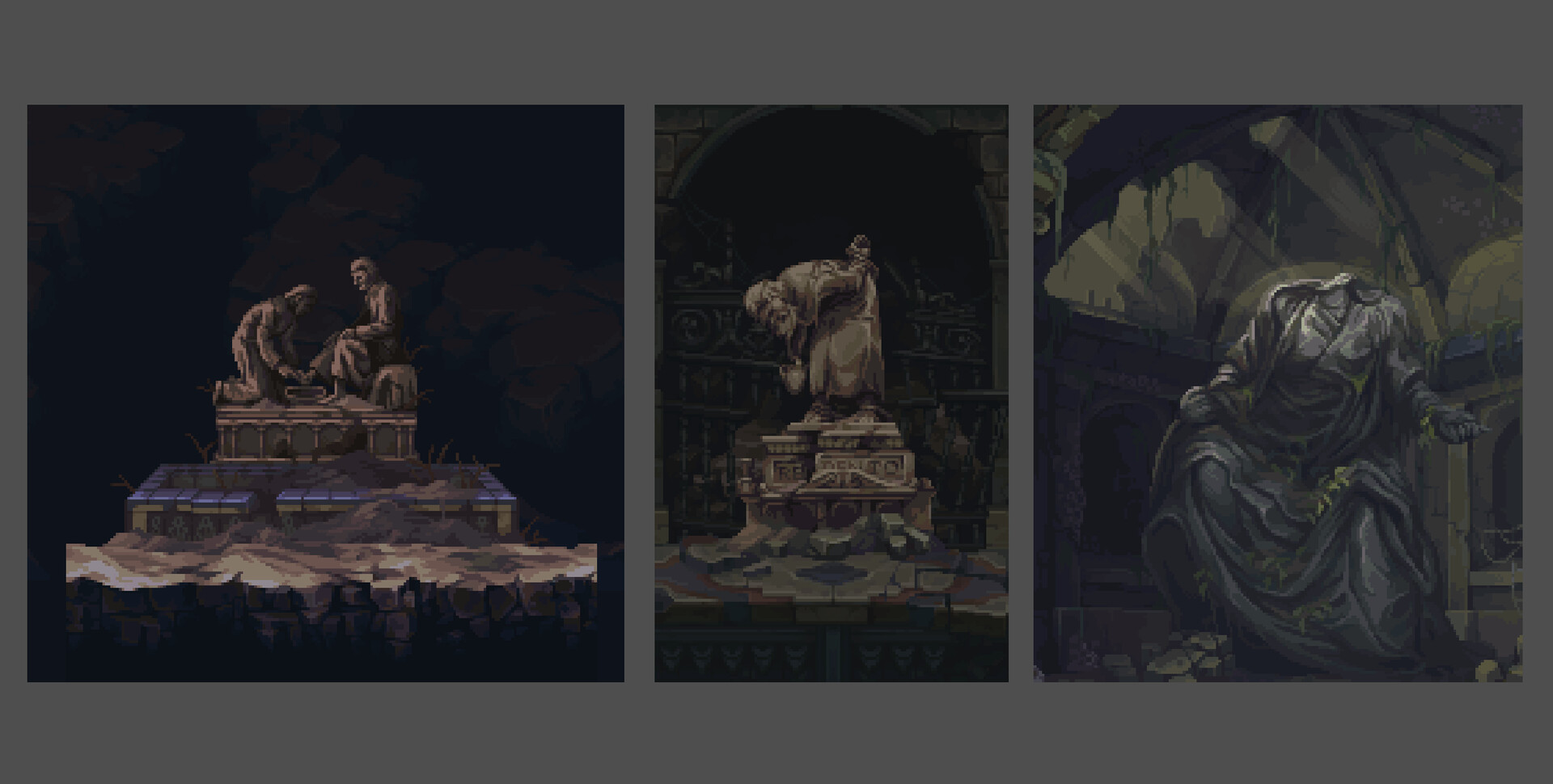 ArtStation - Forgotten statues