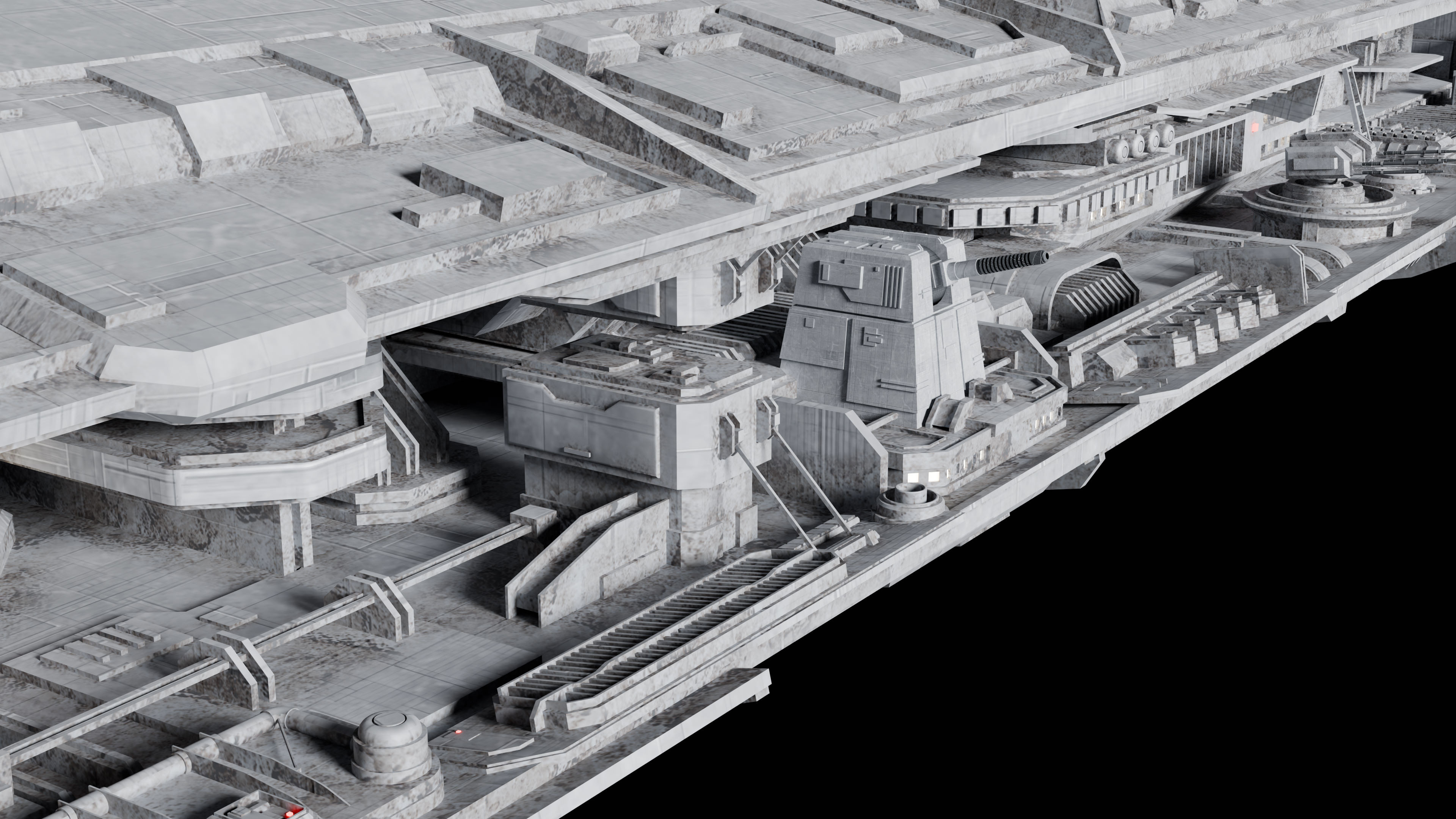 Sci-Fi 3D Models - Buildings, Spaceship, Wall Panels - Imperial II ...