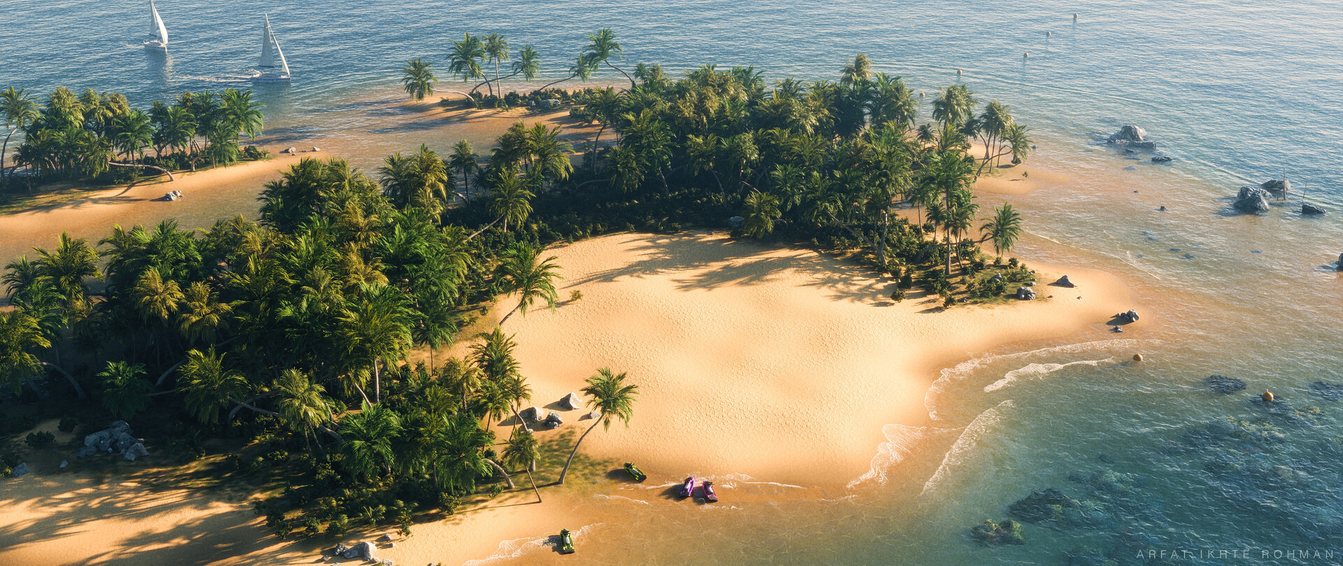 ArtStation - Tropical Island