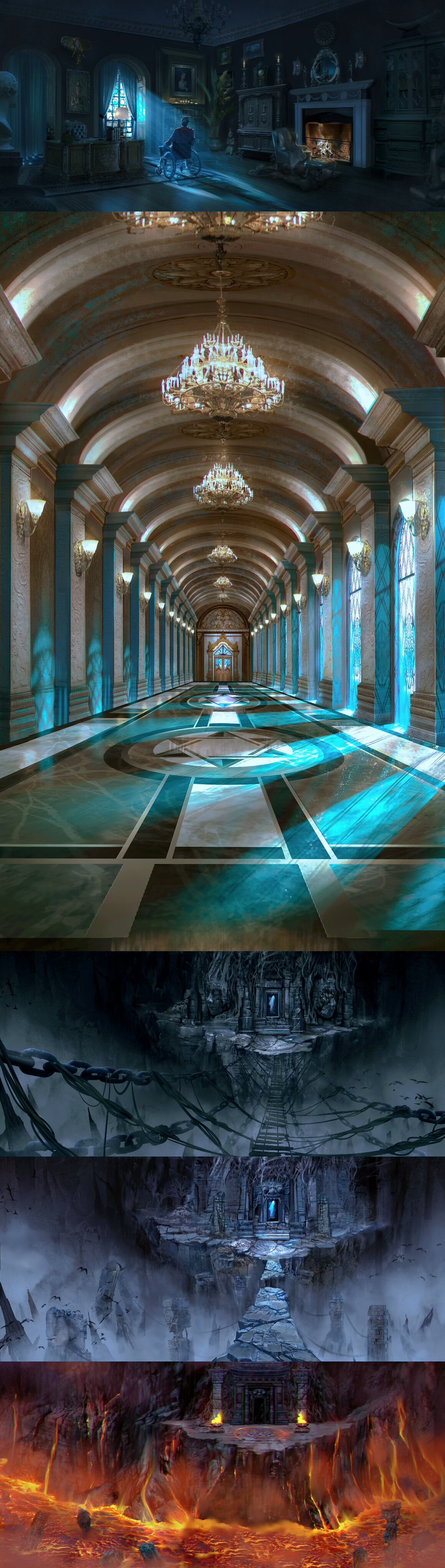 ArtStation - My scene painting works