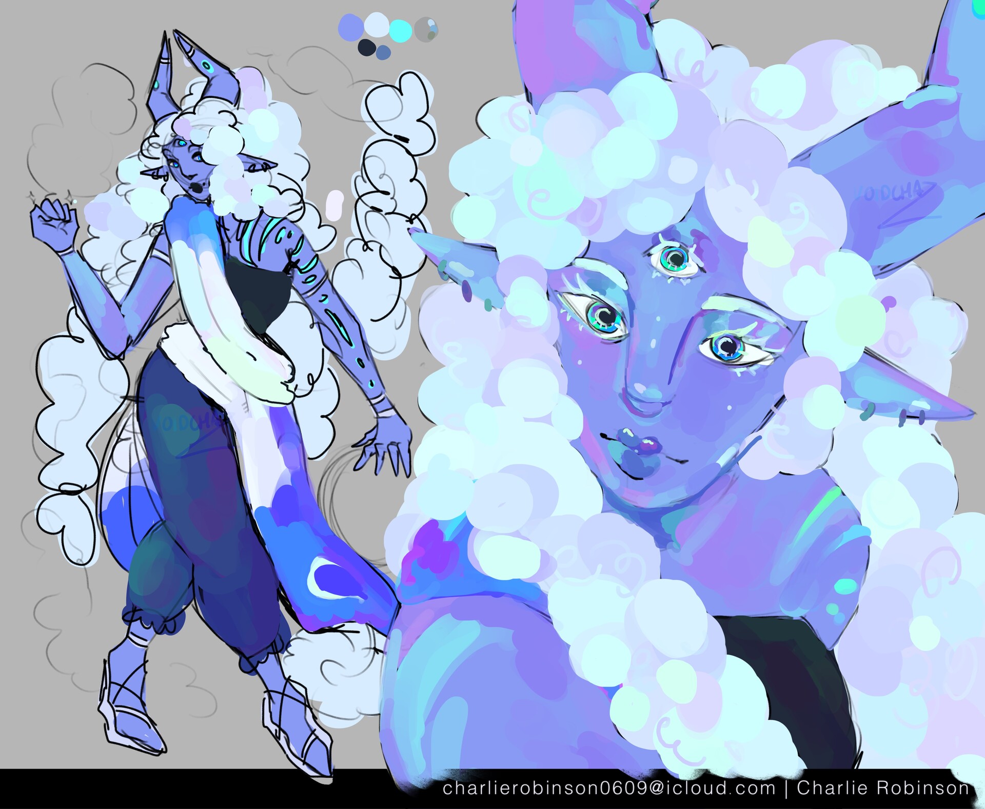 ArtStation - Moona Concept Illustration