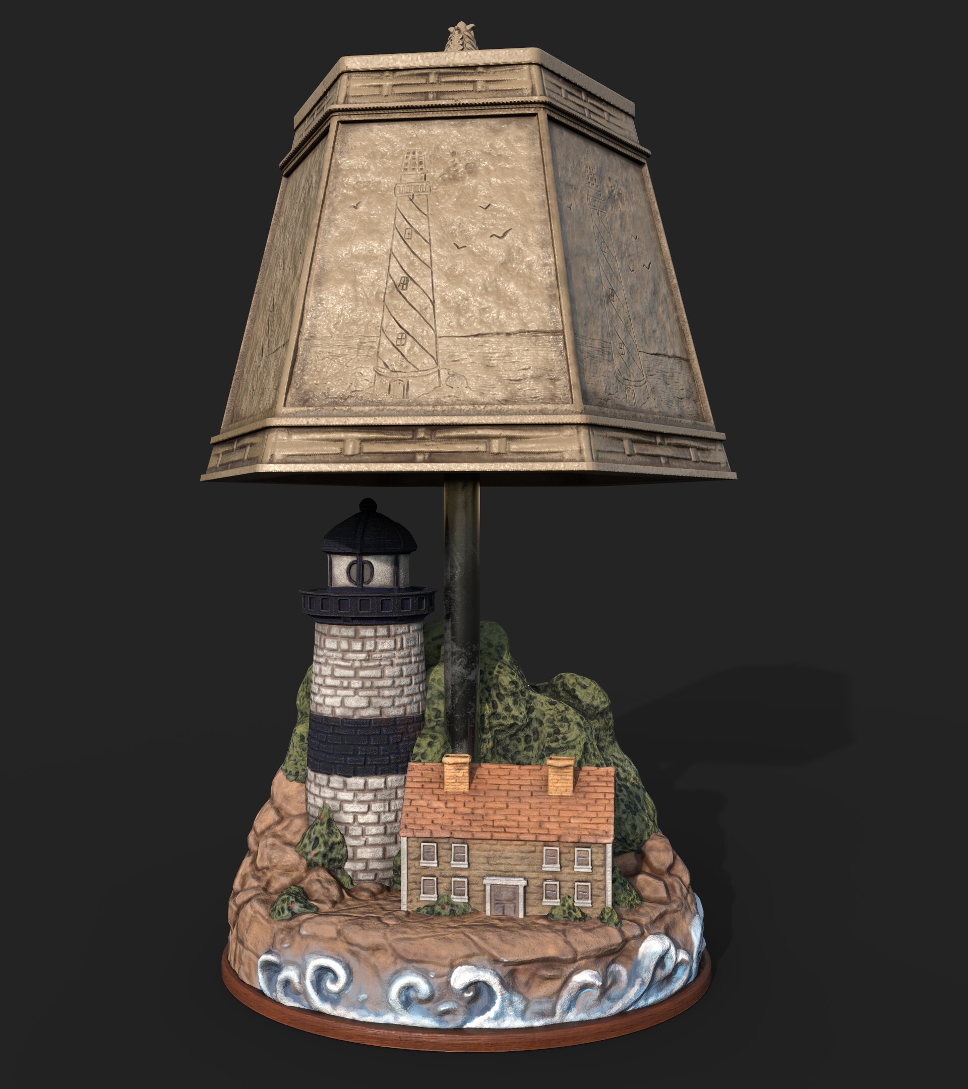 ArtStation - Lighthouse Table Lamp