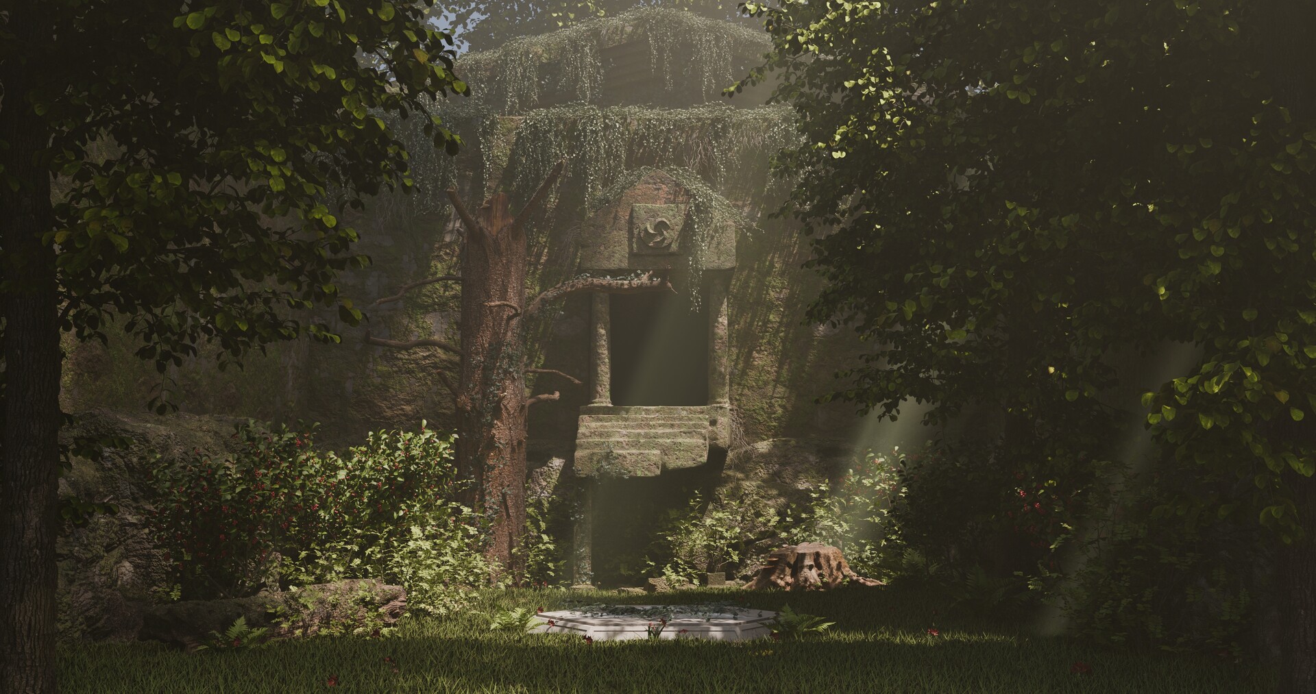 ArtStation - Forest Temple - Zelda: Ocarina of time