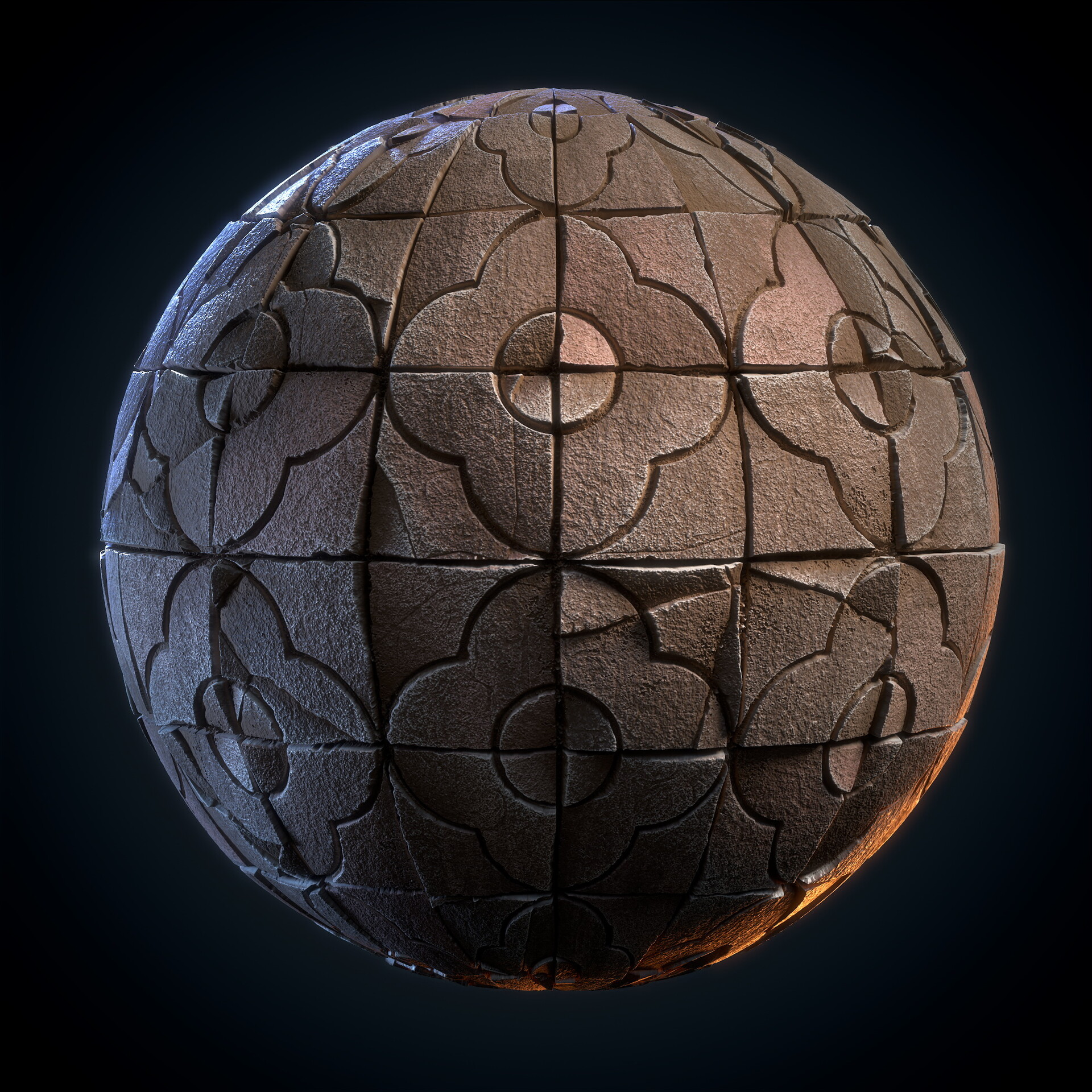ArtStation - Stone Floor Material - VOL 15 - Maps & SBS & SBsar