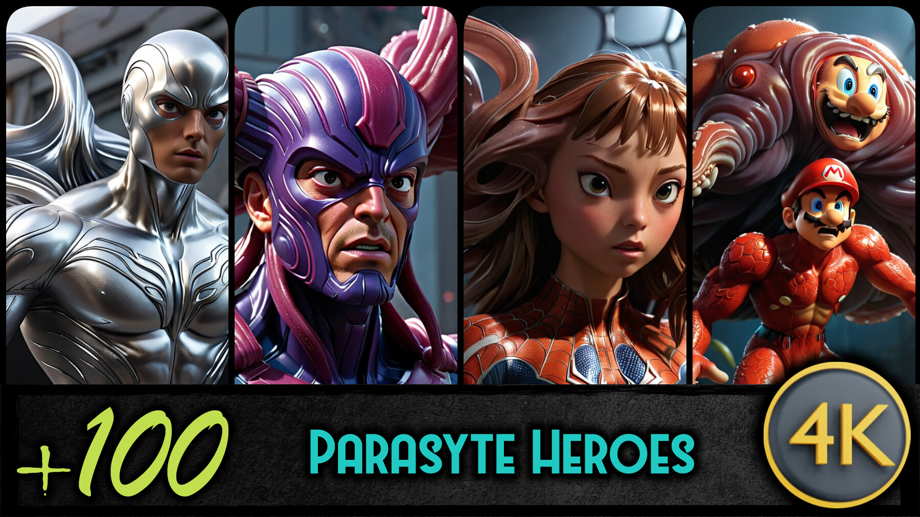 ArtStation - +100 Parasyte Heroes | 4K