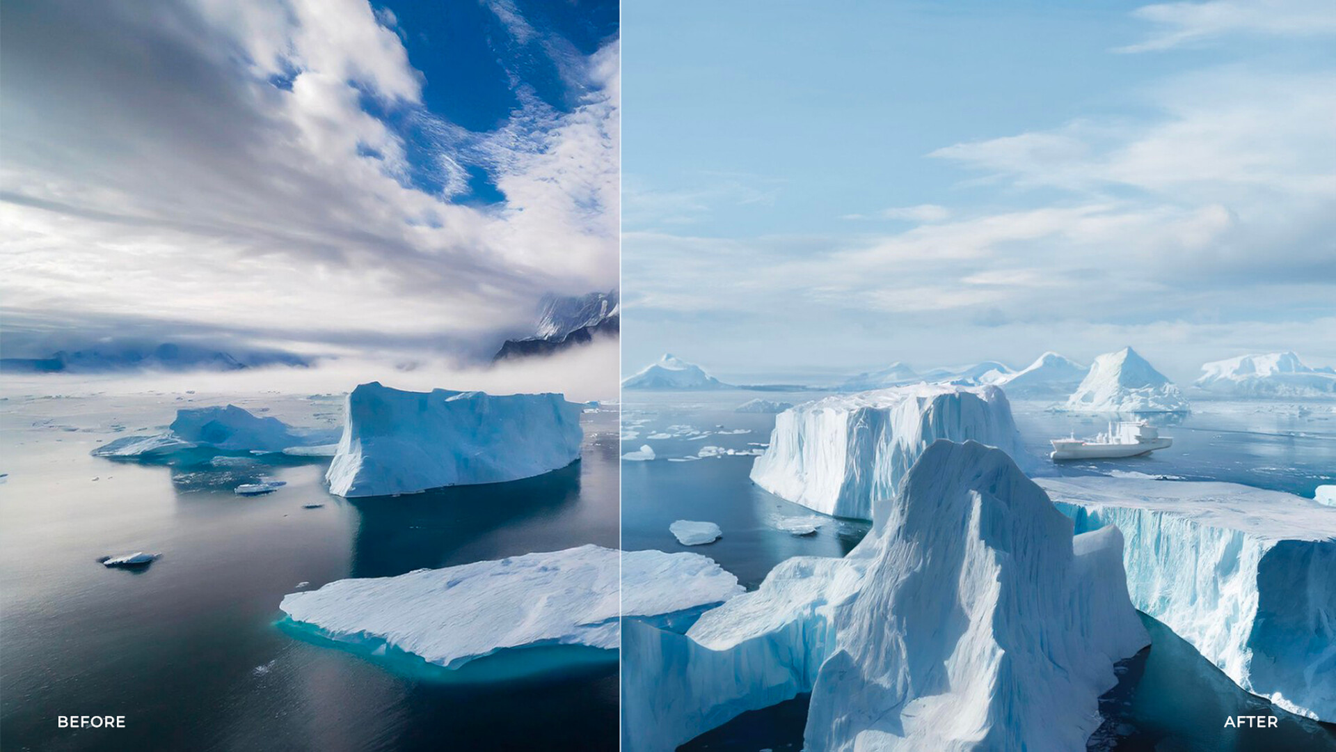 ArtStation - Matte Painting - Arctic Landscape