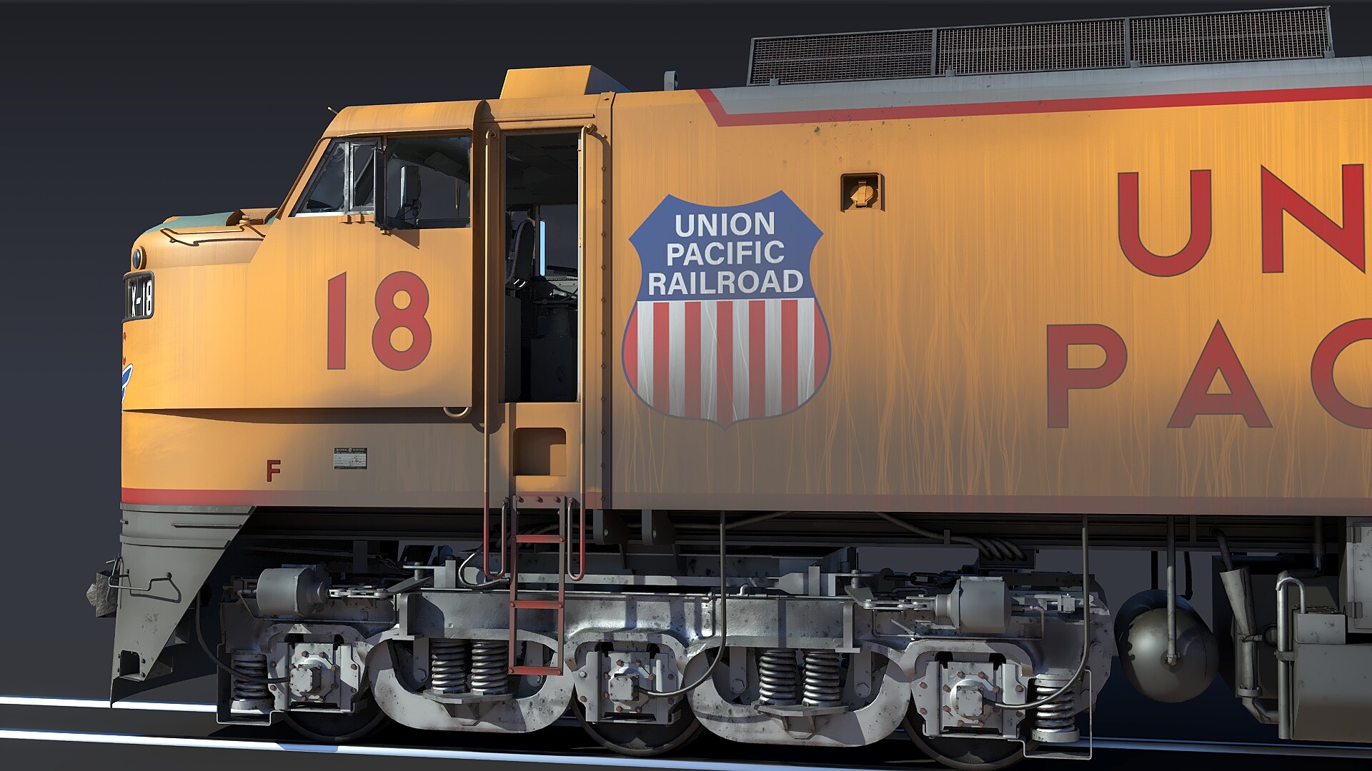 ANTON WIGOVSKY - Union Pacific Gas turbine-electric locomotive
