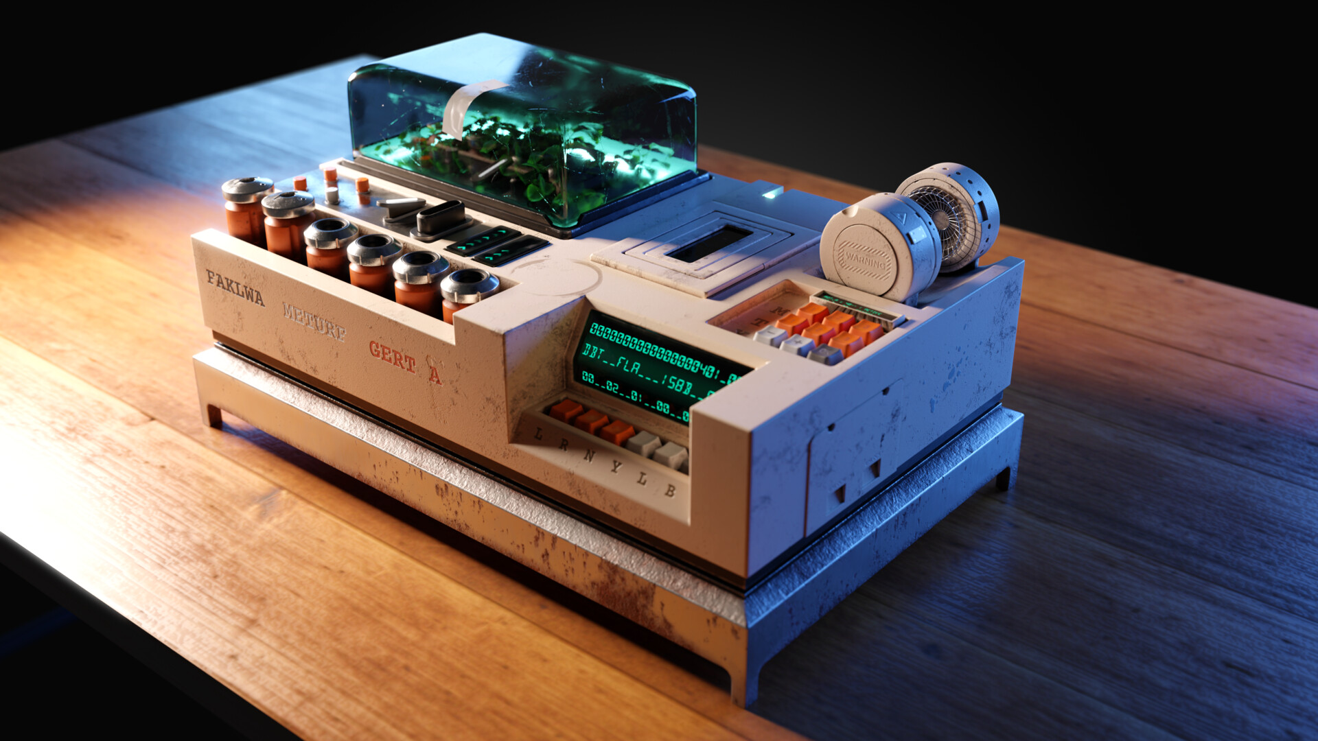 ArtStation - Plant machine prop