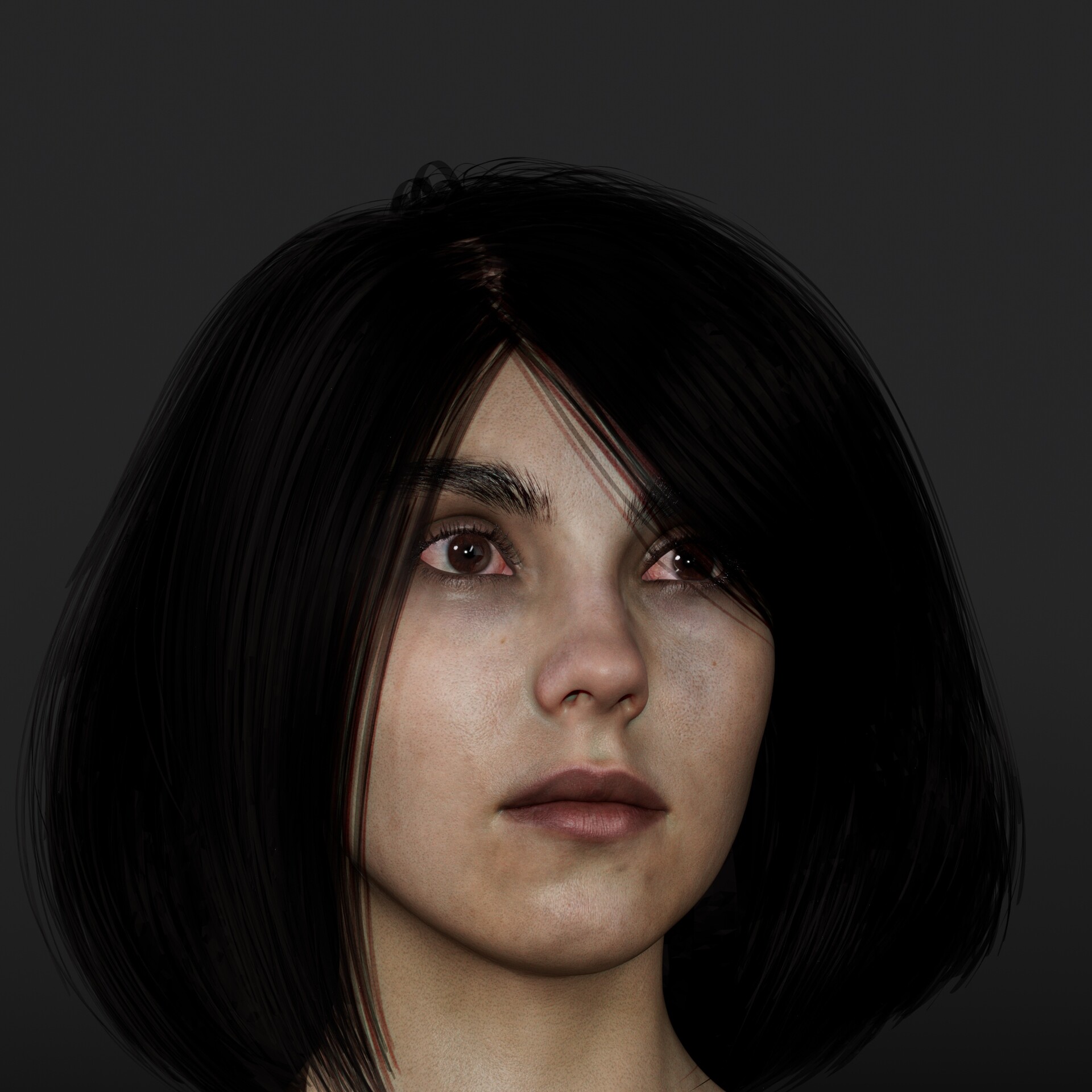 ArtStation - Female face study