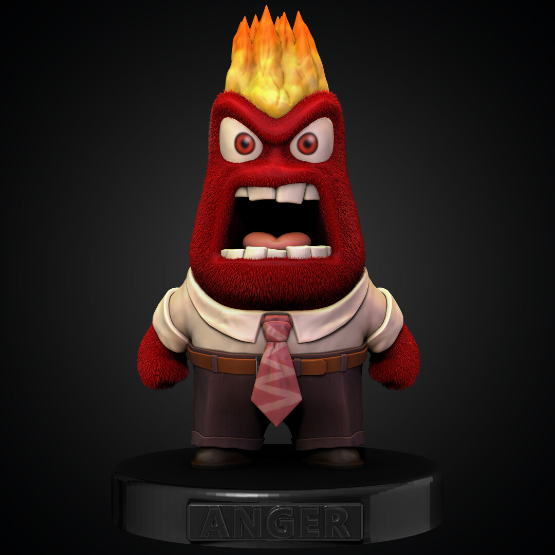 ArtStation - Anger Inside Out